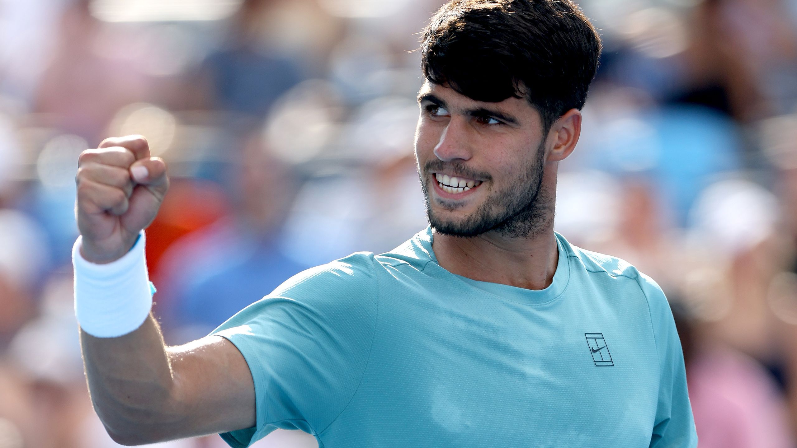 Carlos Alcaraz recovers from 'loss of focus' to battle past Andrey Rublev and into Cincinnati ...