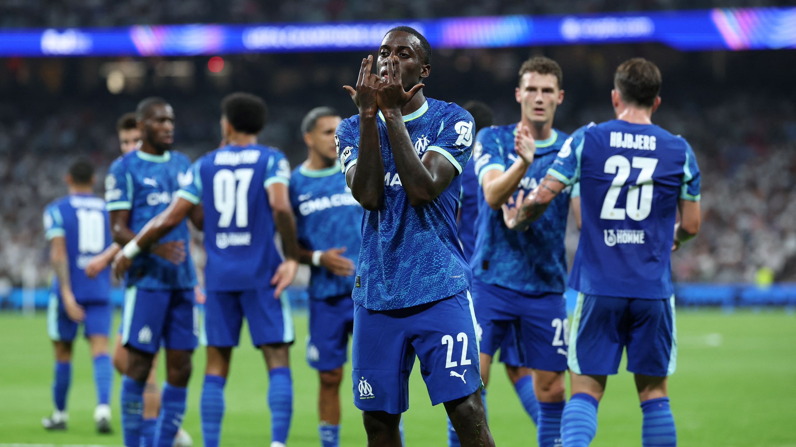 'Terrific finish' - Timothy Weah fires Marseille in front against Real ...