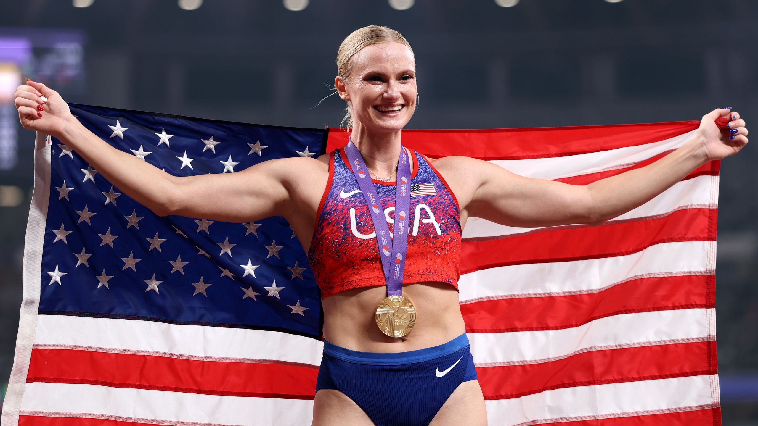 World Athletics Championships: Katie Moon celebrates third consecutive ...