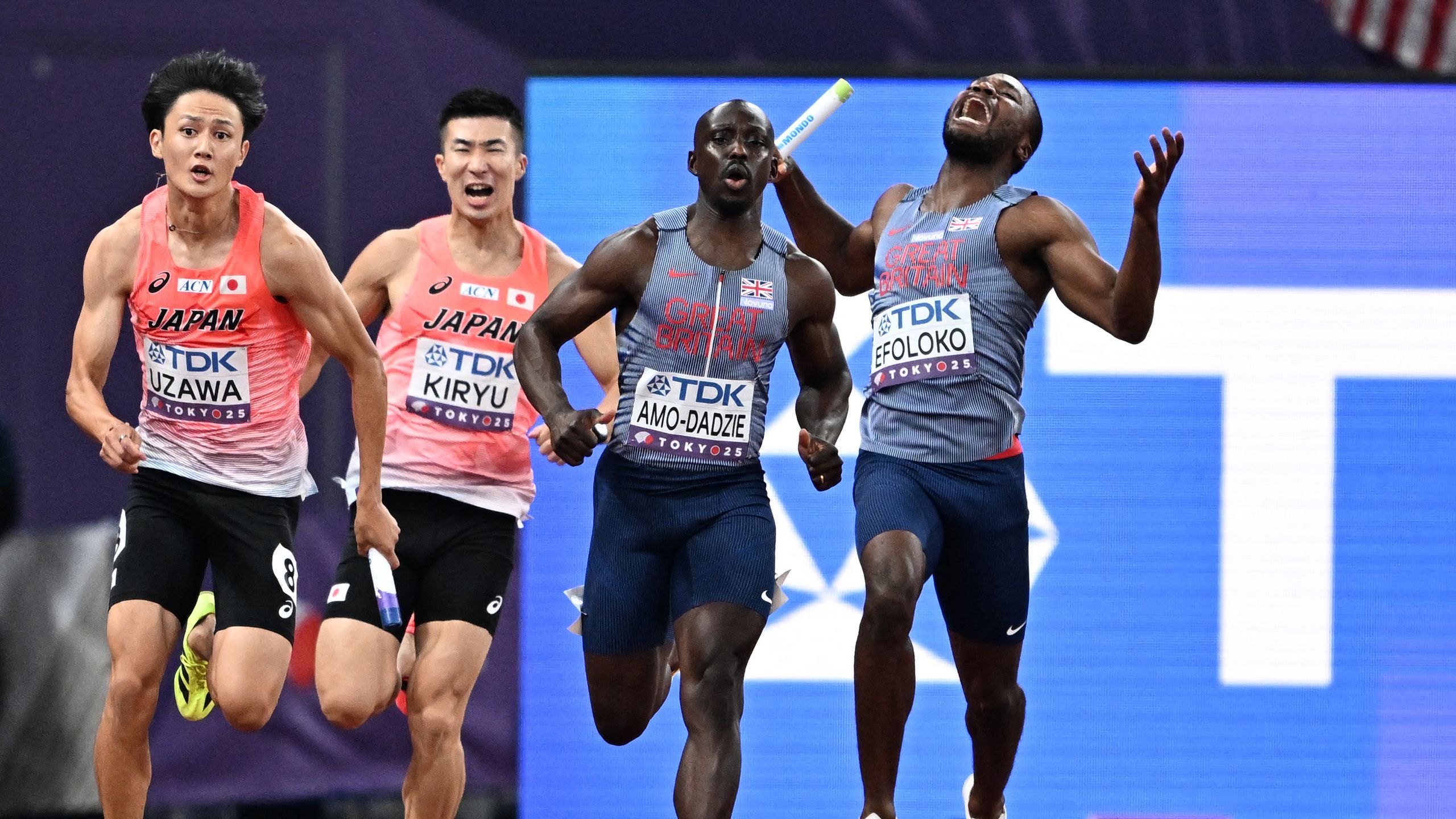 World Championships 2025: Great Britain's 4x100m relay team out after ...