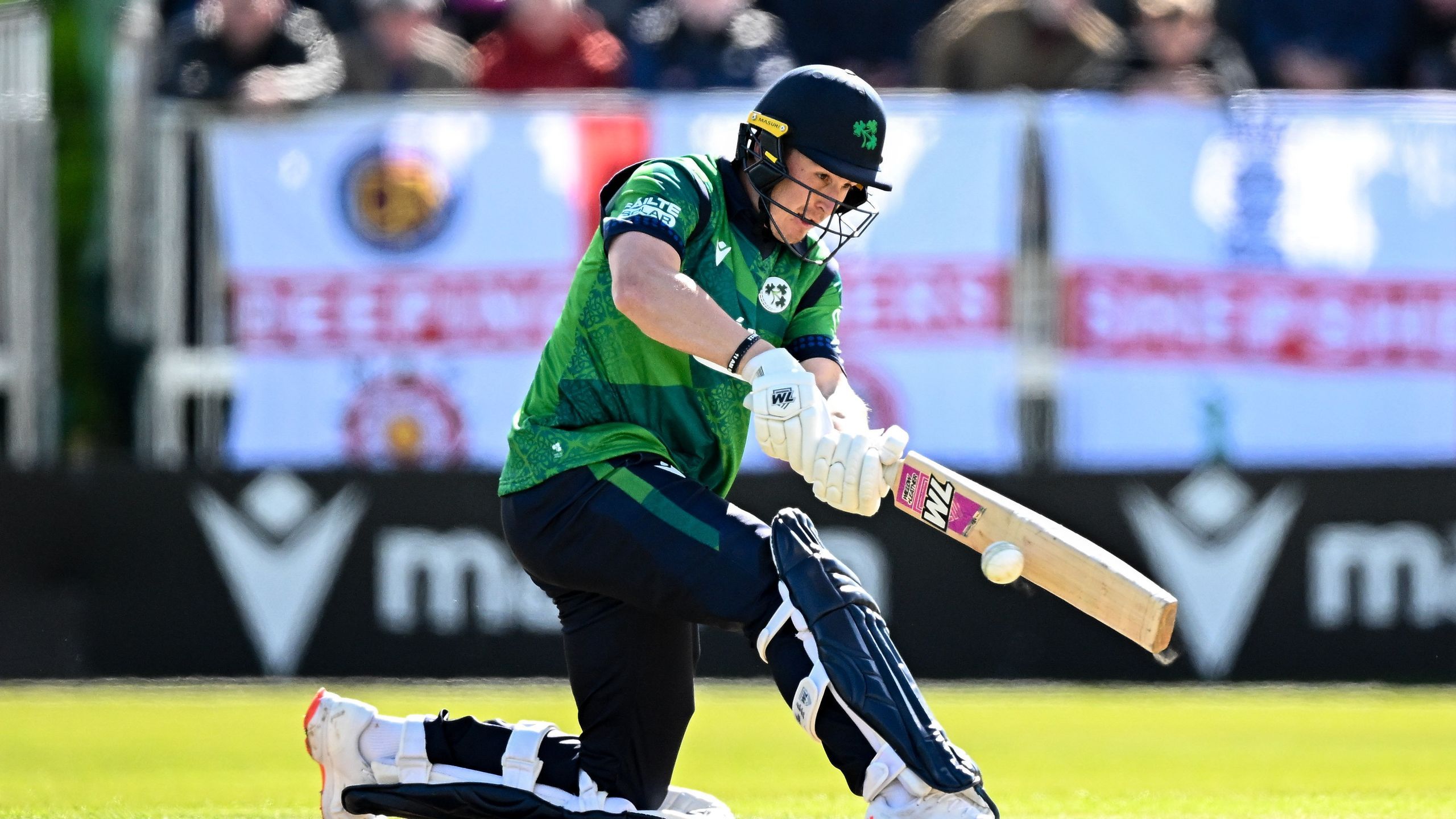 Ireland v England: 'Glorious' six from Ben Calitz sees hosts reach 100 ...