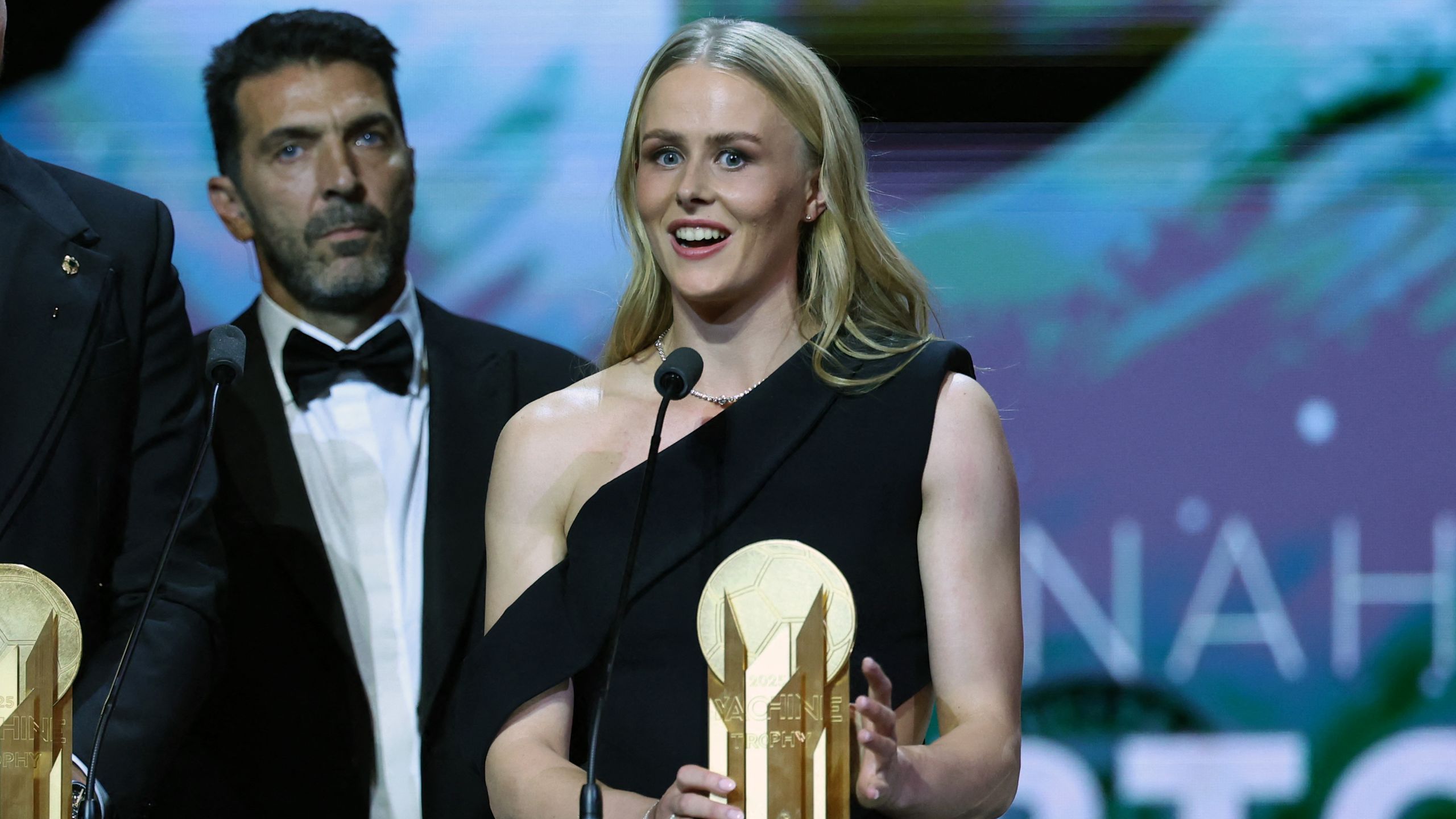 Hannah Hampton 'stands on shoulders of greats' after winning inaugural ...