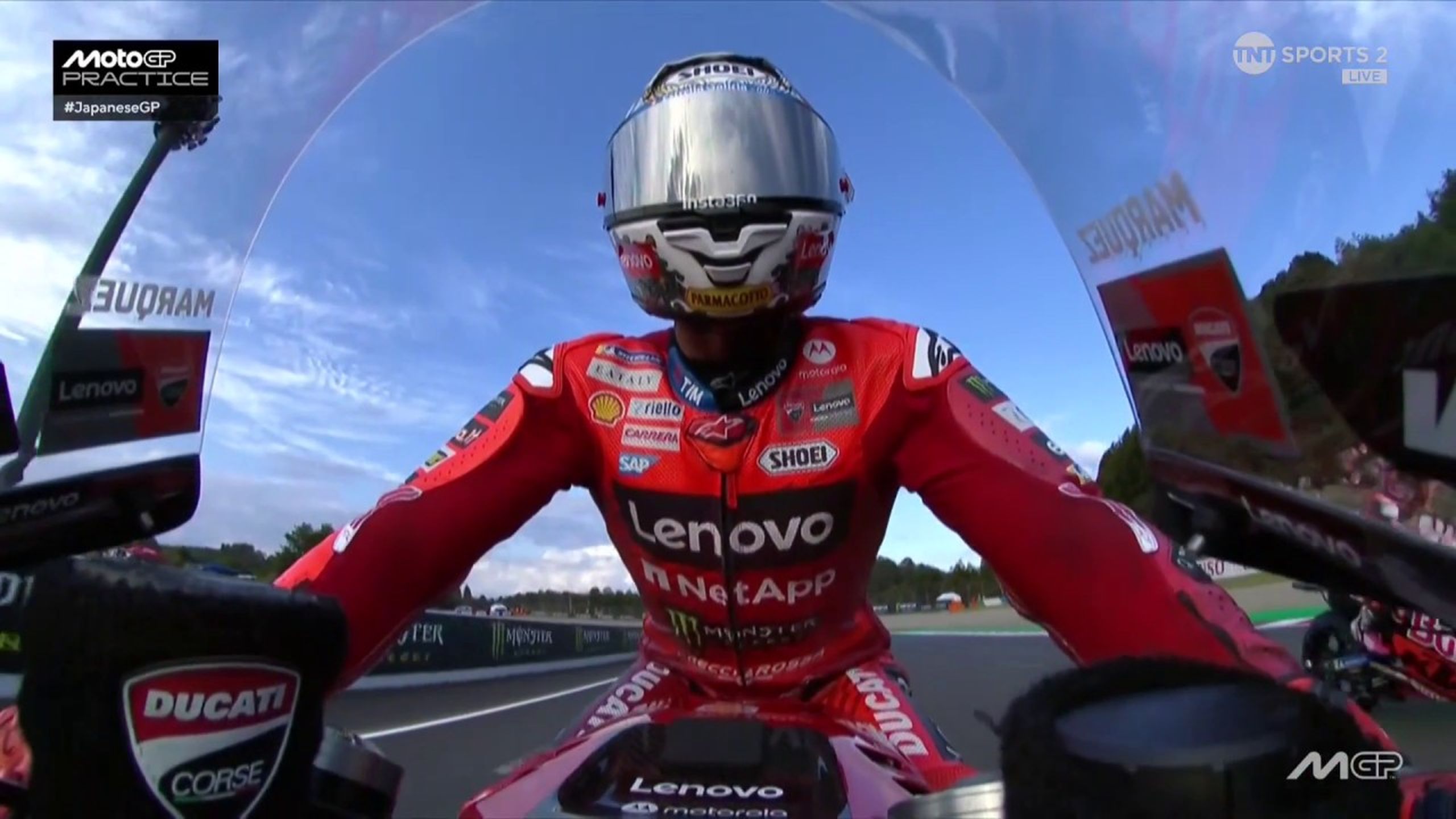 'Have we ever had that before?' - TNT Sports team wowed as three riders ...