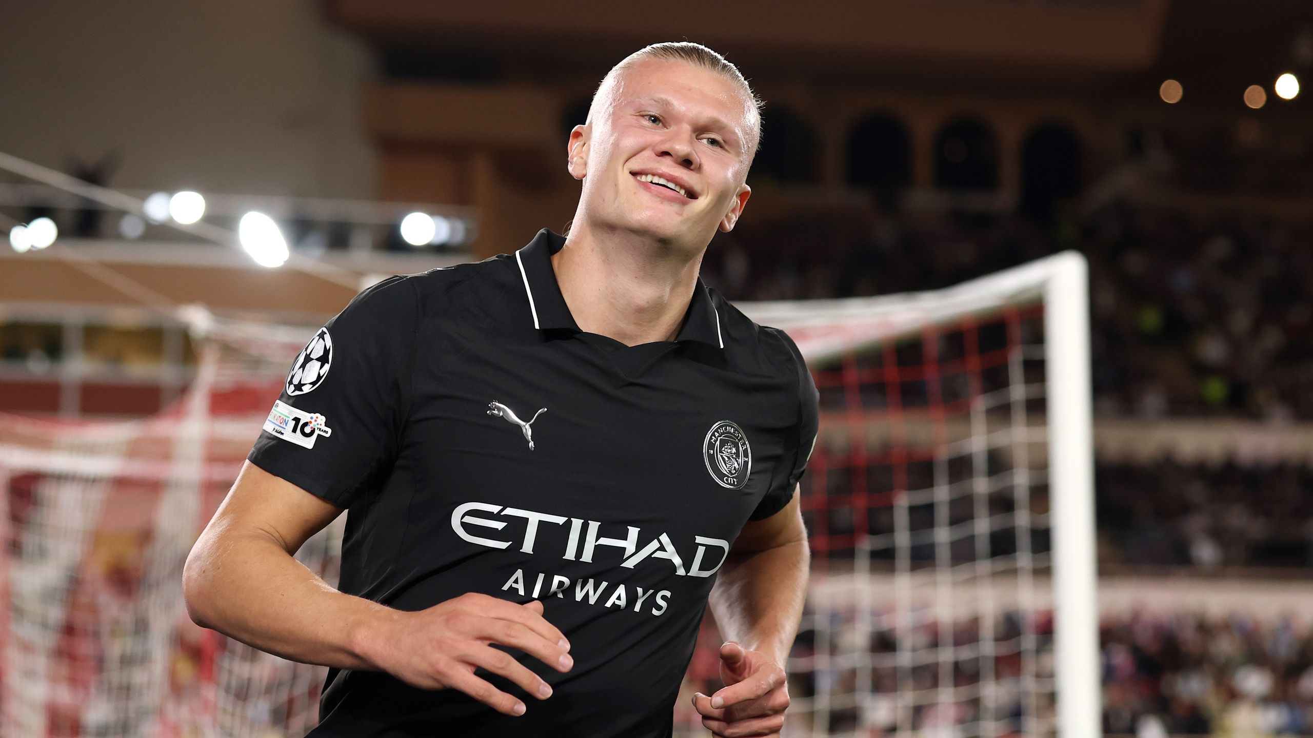 Erling Haaland scores delightful lob with first touch as Manchester ...