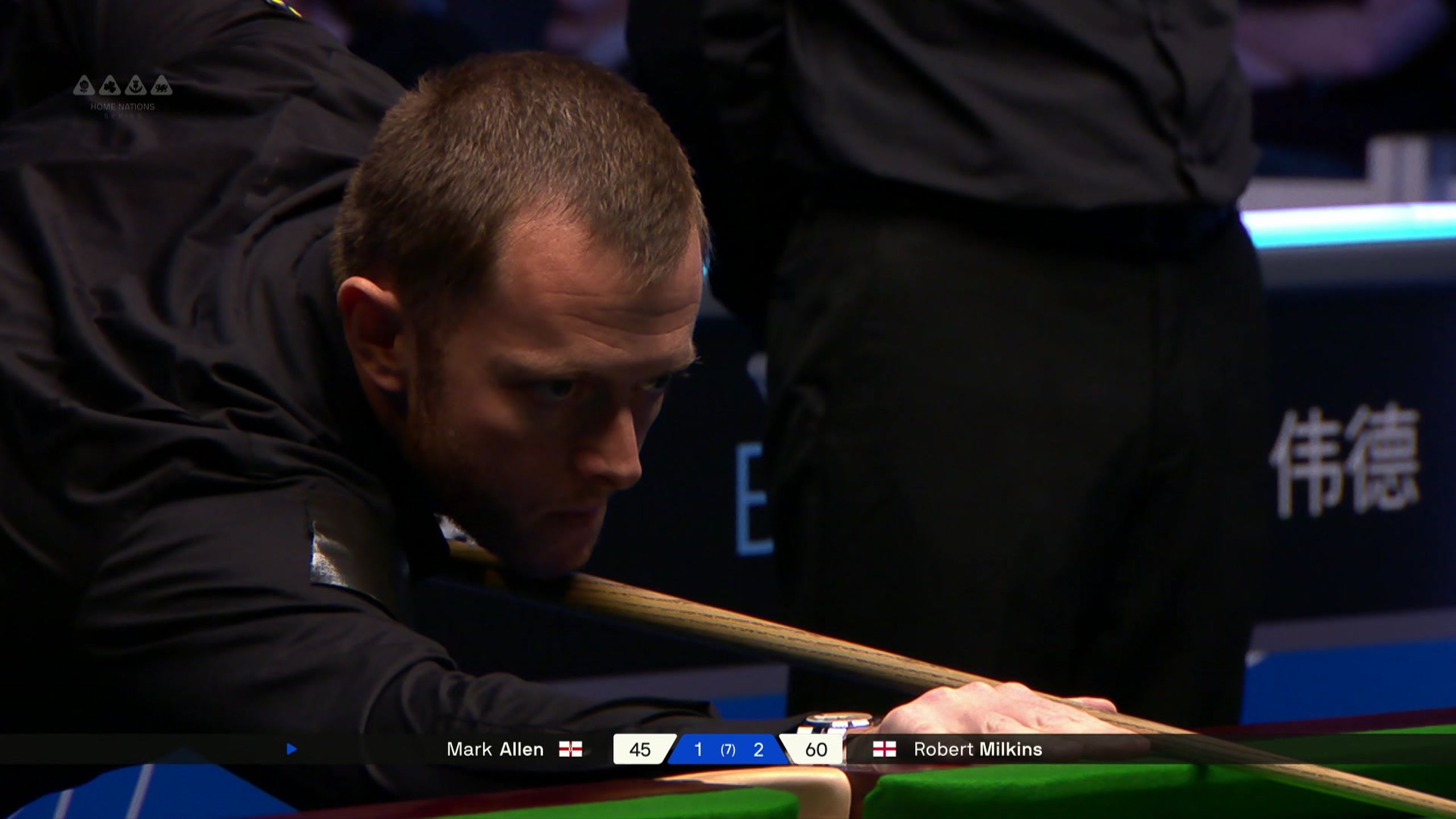 Mark Allen pounces on Robert Milkins miss to pinch frame at Northern ...