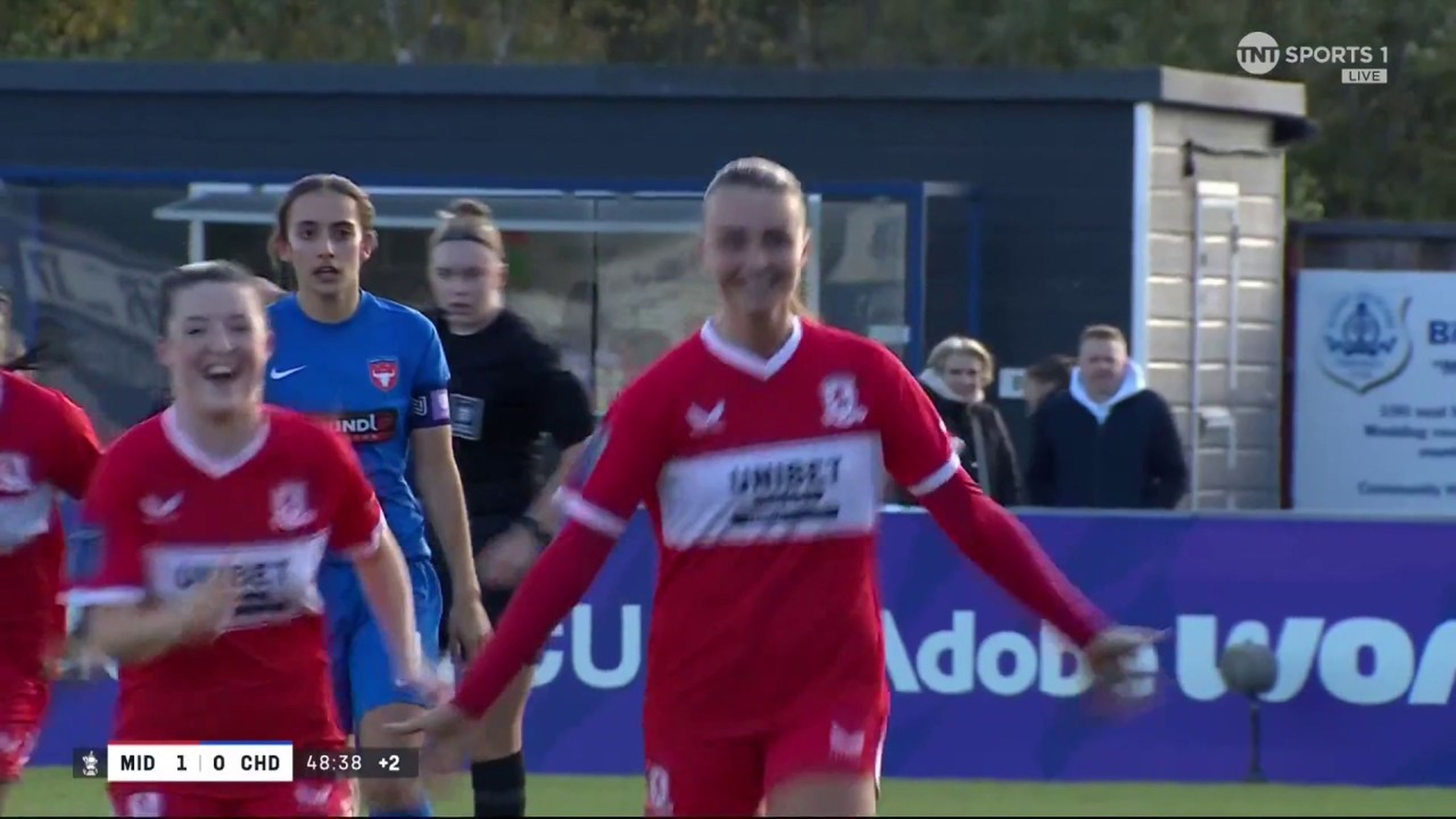 Becky Ferguson gives Middlesbrough the lead from the spot after 'a big ...