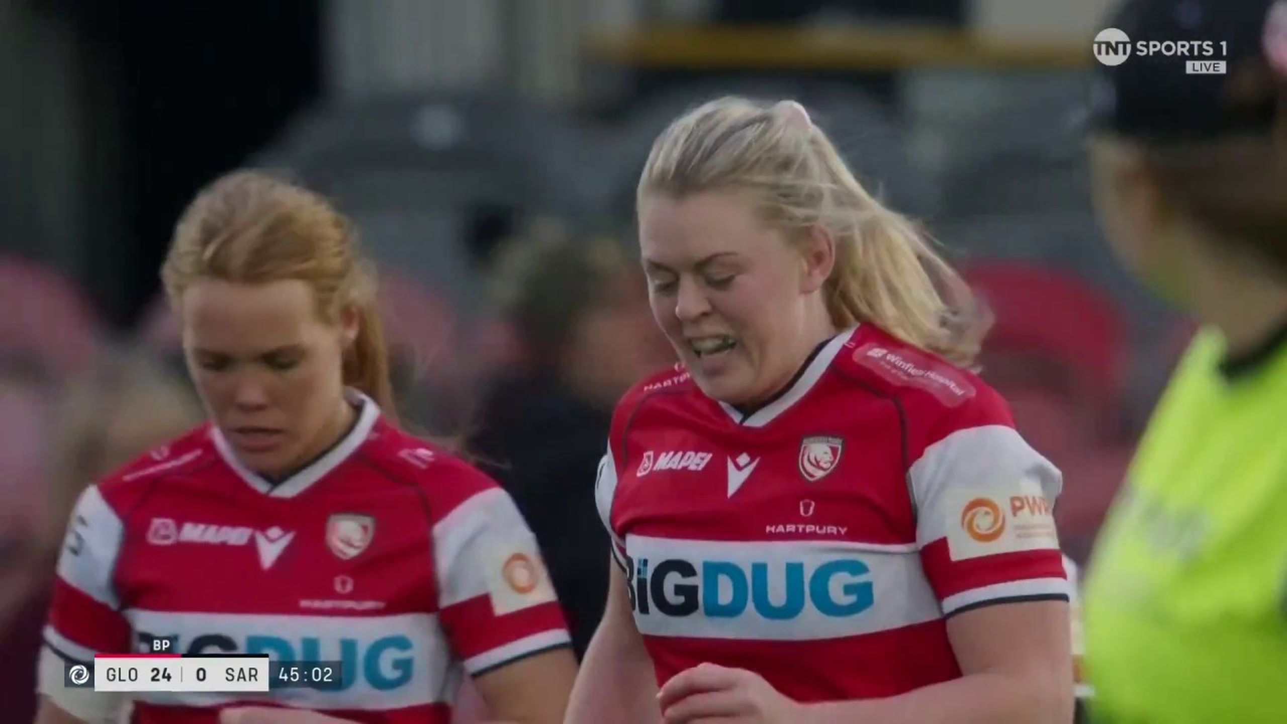 ‘Brilliant finish’ – Sam Monaghan powers over to secure Gloucester ...