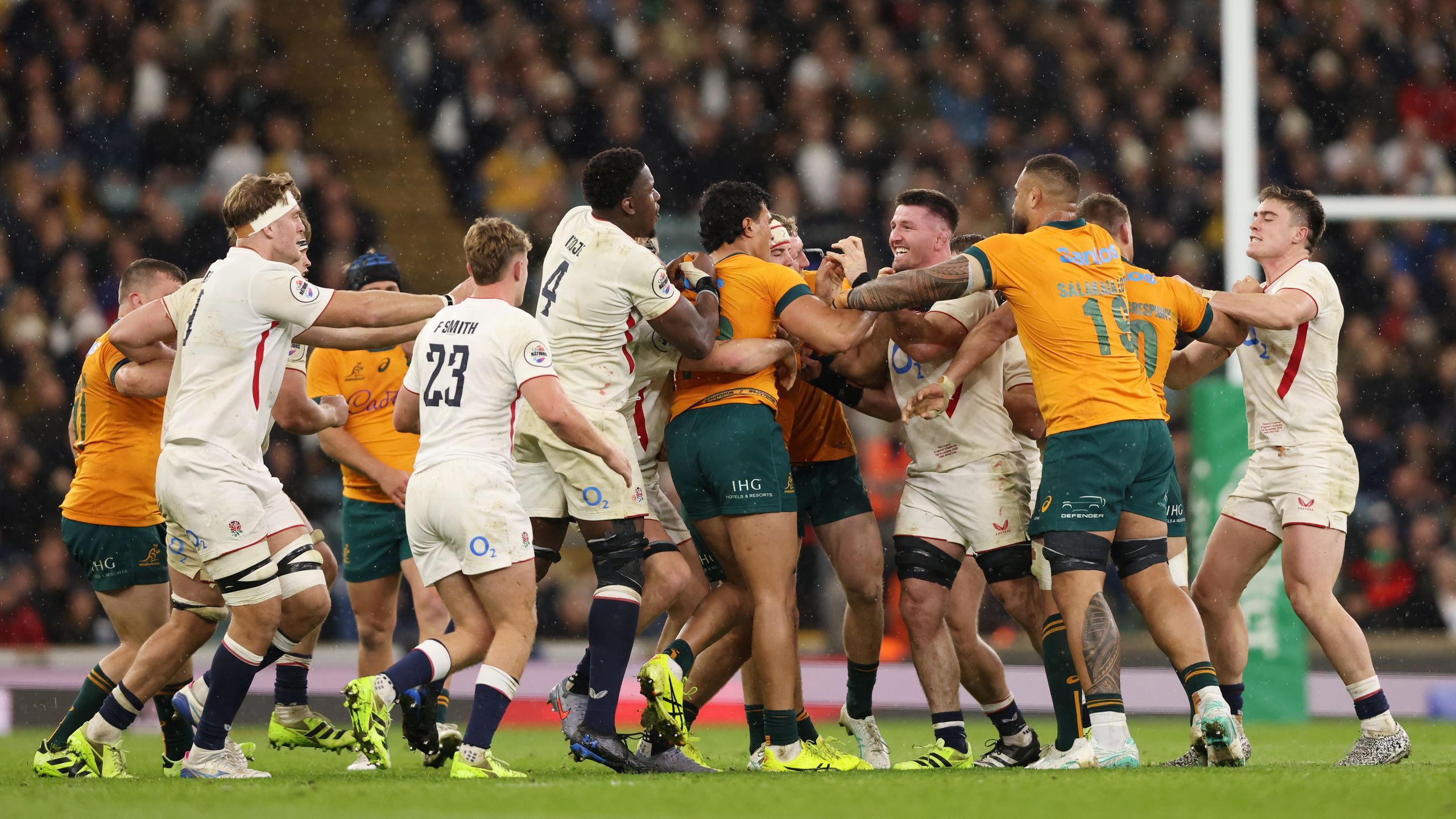 Quilter Nations Series: Ellis Genge involved as tempers fray between ...