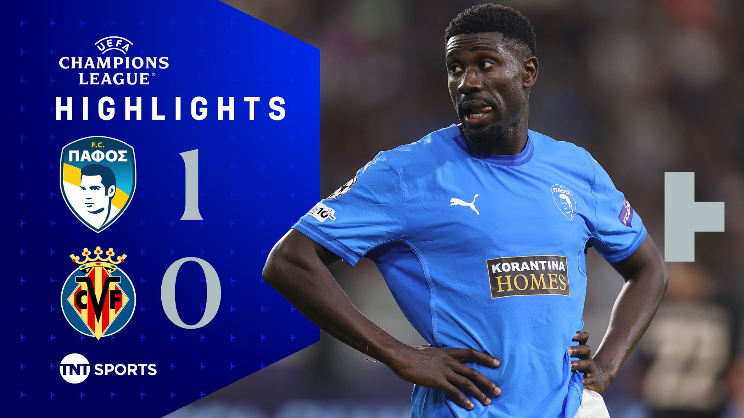 Pafos 1-0 Villarreal: Watch UEFA Champions League highlights as Derrick ...