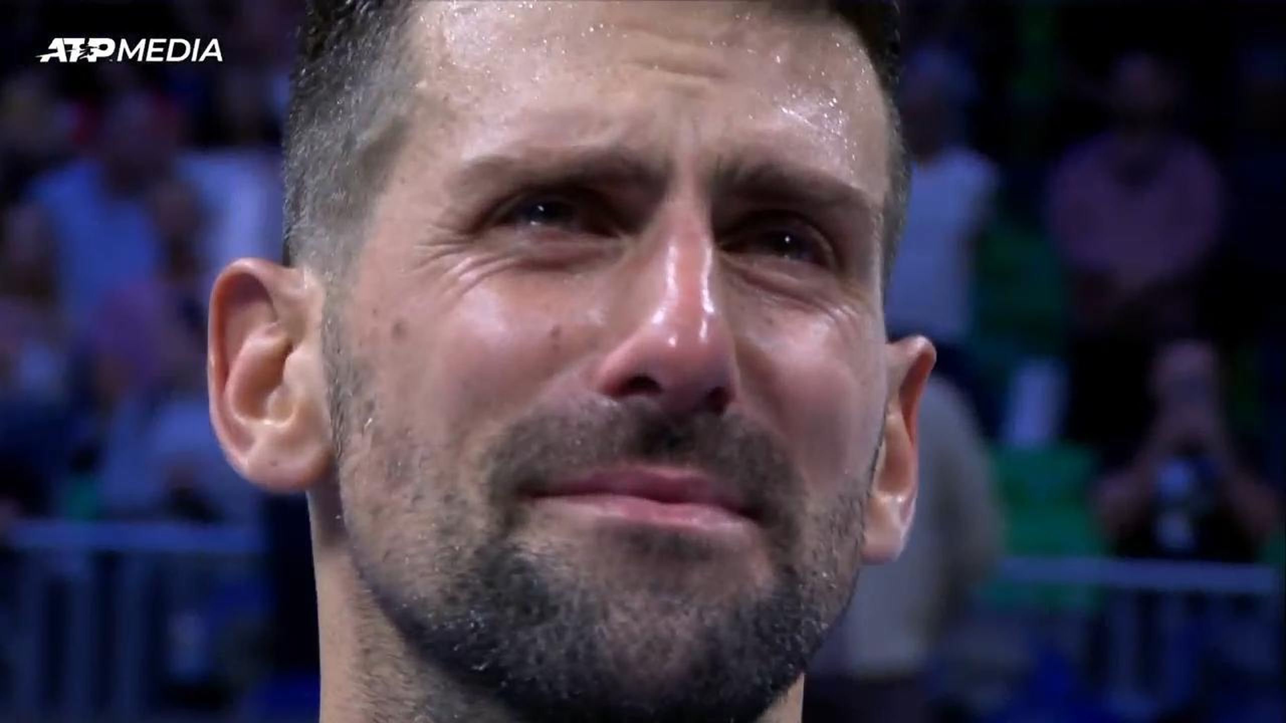 Moment: Tearful Novak Djokovic pays tribute to late coach Nikola Pilic ...