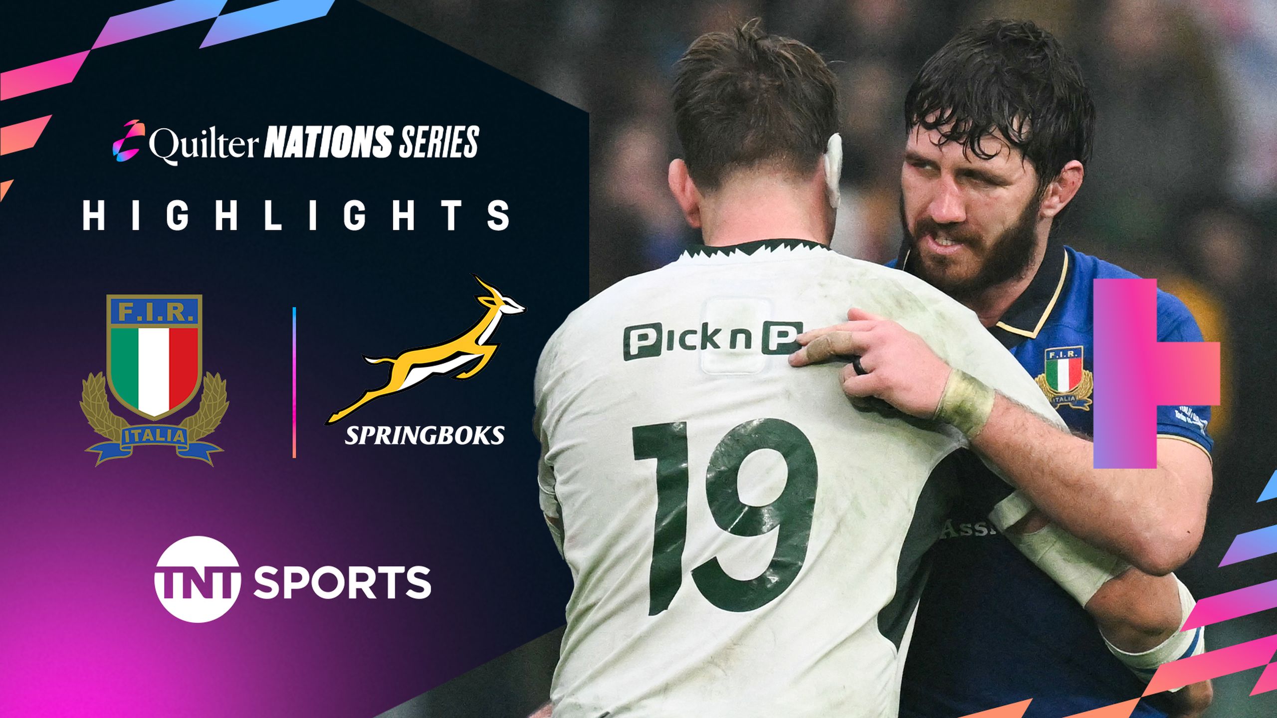 Italy v South Africa Quilter Nations Series highlights: Springboks ...