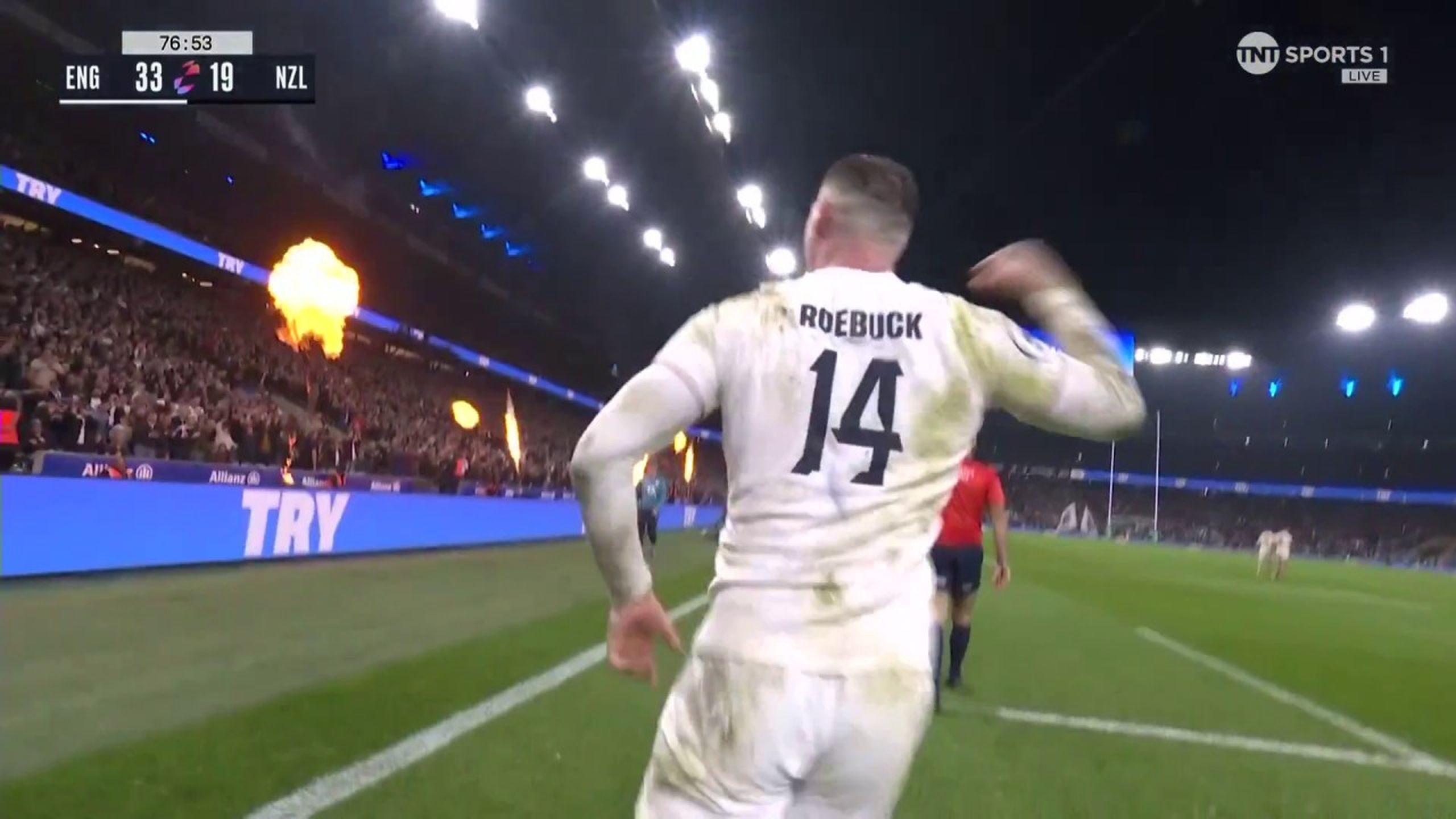 'All over for the All Blacks' - Henry Pollock assists Tom Roebuck try ...