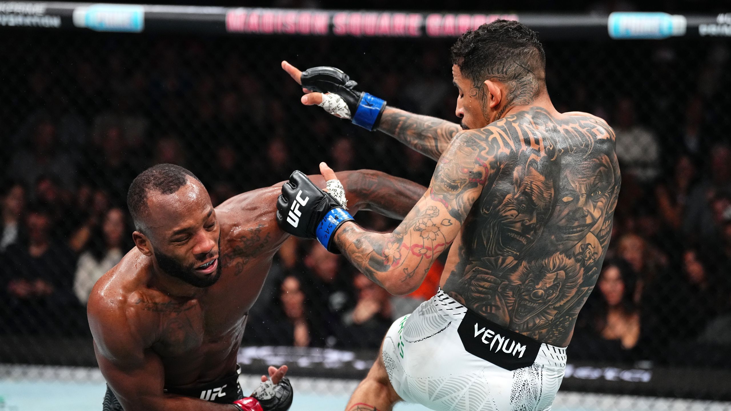 Leon Edwards brutally stopped by Carlos Prates in welterweight clash at ...