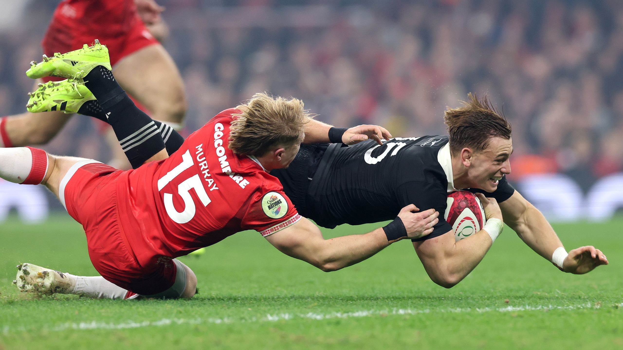 'All Black brilliance!' - Ruben Love bursts through Welsh defence for ...
