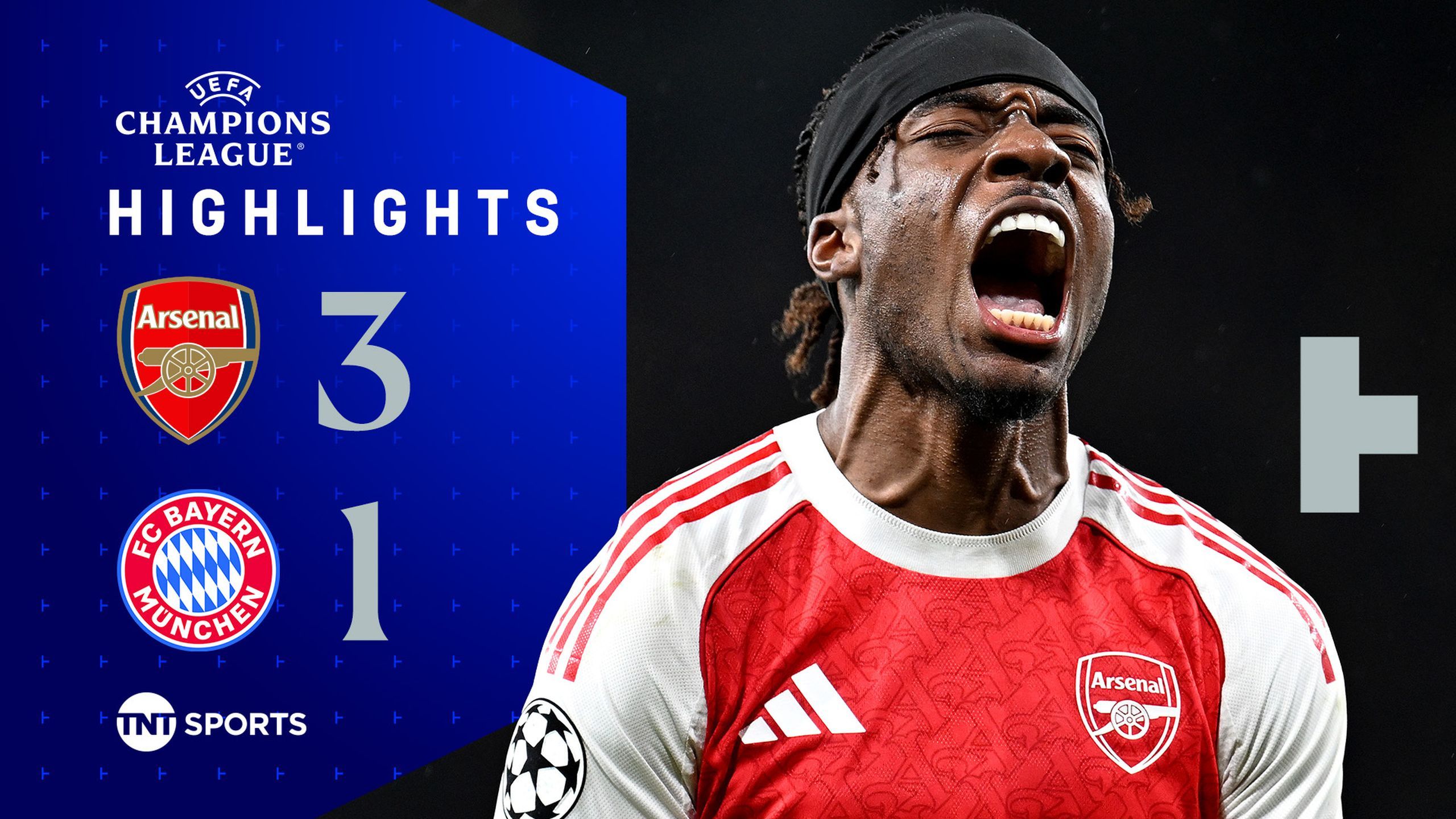 Arsenal 3-1 Bayern Munich: UEFA Champions League highlights as Gunners ...
