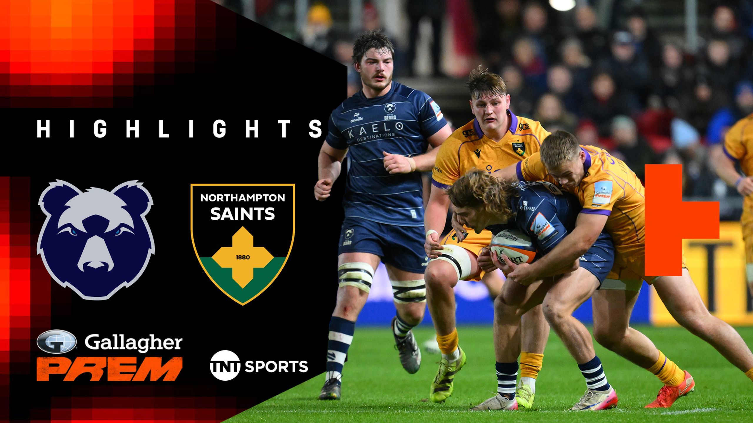 Bristol Bears 46-12 Northampton Saints: Gallagher PREM Rugby highlights ...