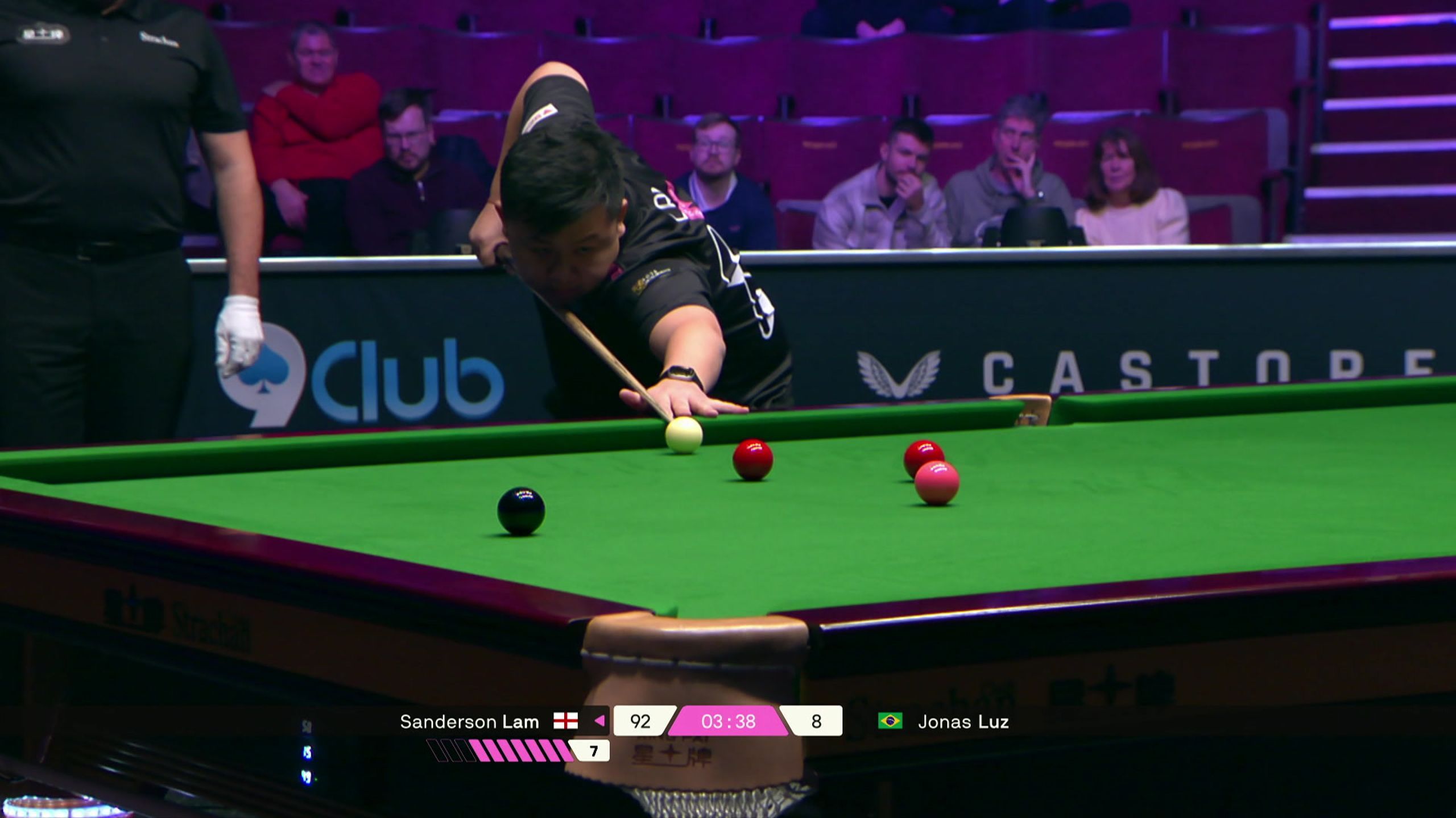 Neal Foulds in awe as 'beautiful' Sanderson Lam century draws Peter ...