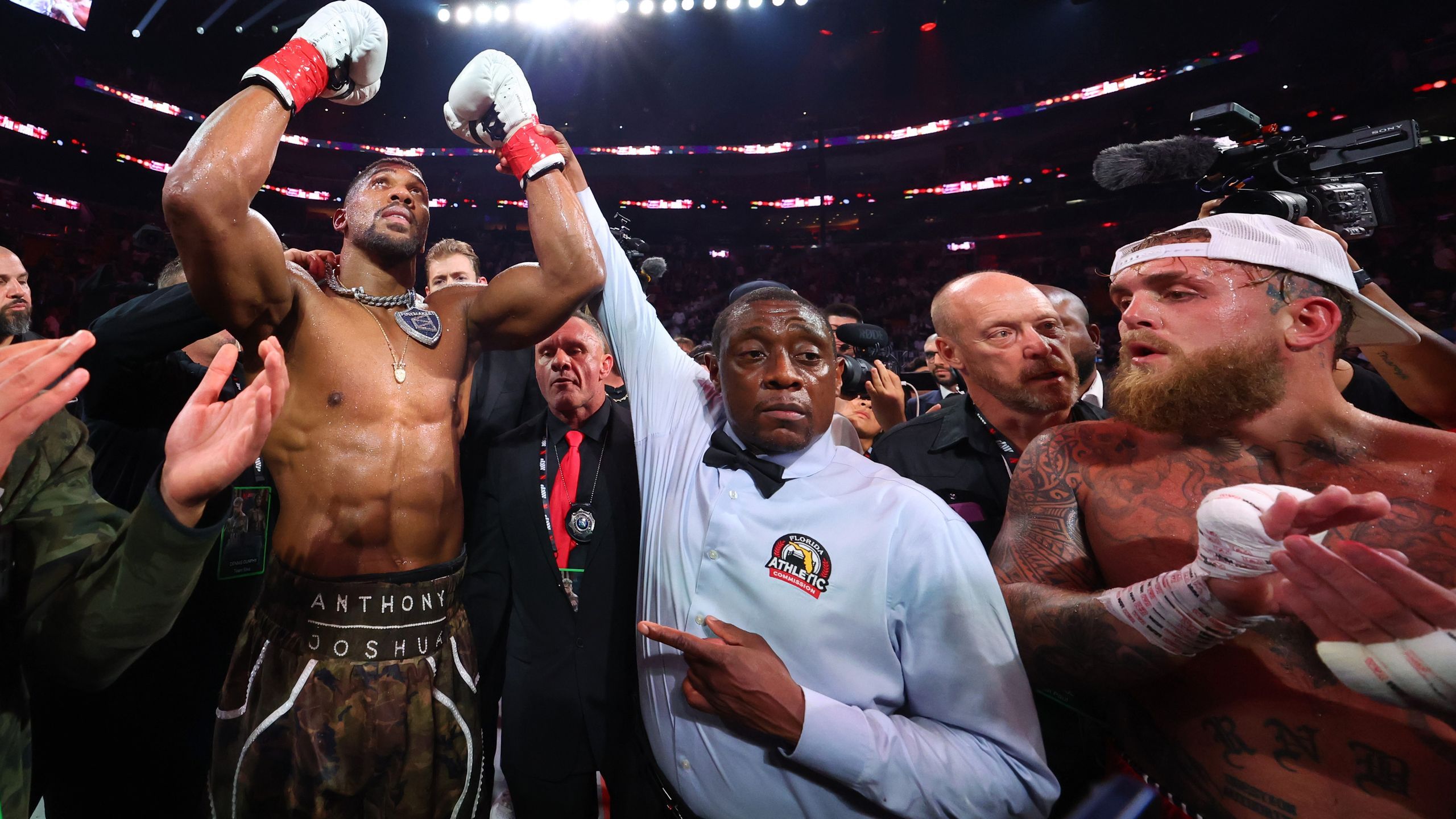 Joshua v Paul recap - Former world heavyweight champion Anthony Joshua ...