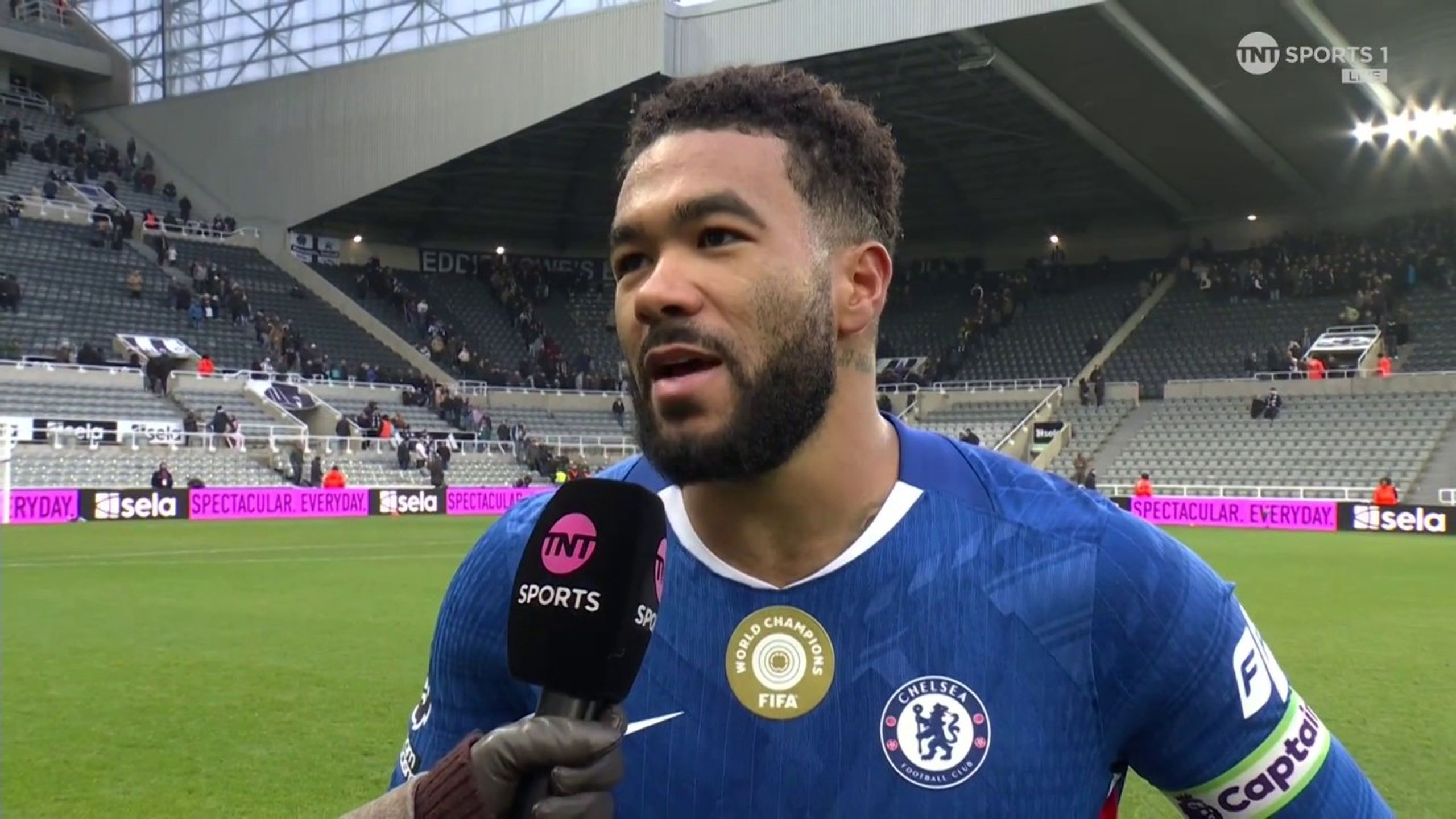 Reece James defends late challenge on Harvey Barnes in Chelsea's 2-2 ...