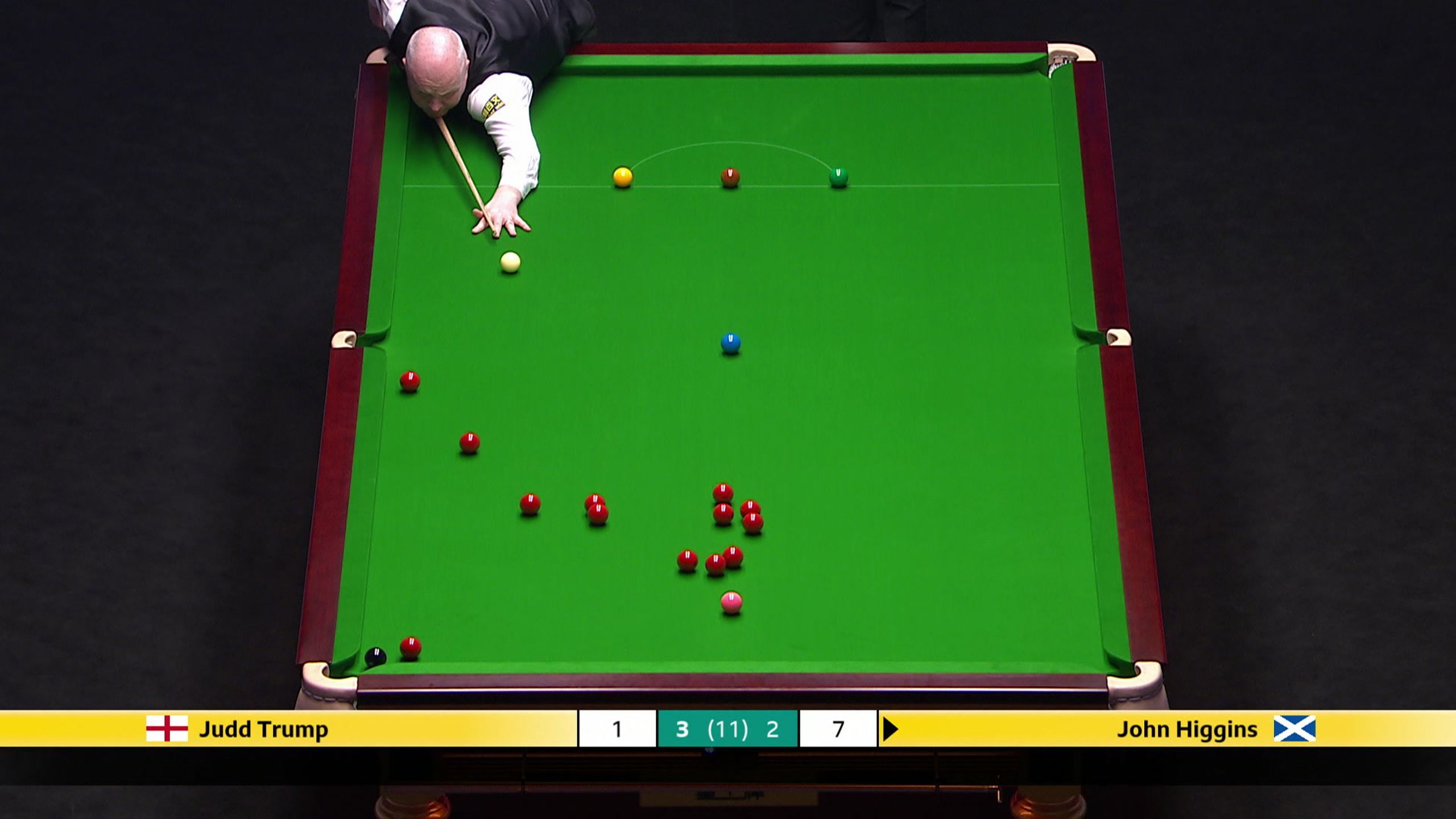 Higgins hits sumptuous plant shot as he tries claw his way back against ...