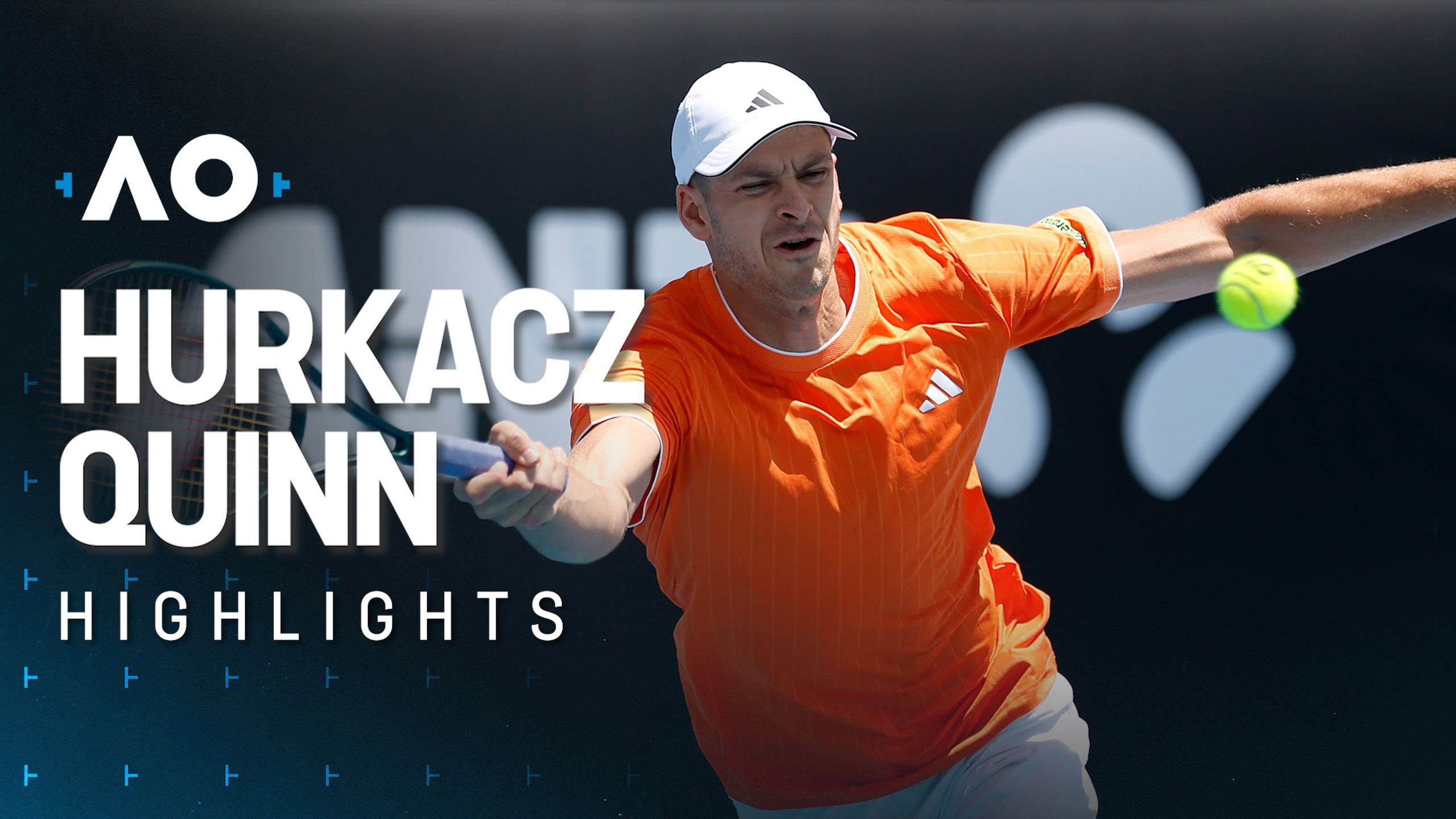 Hubert Hurkacz - Ethan Quinn - Australian Open highlights - Tennis ...