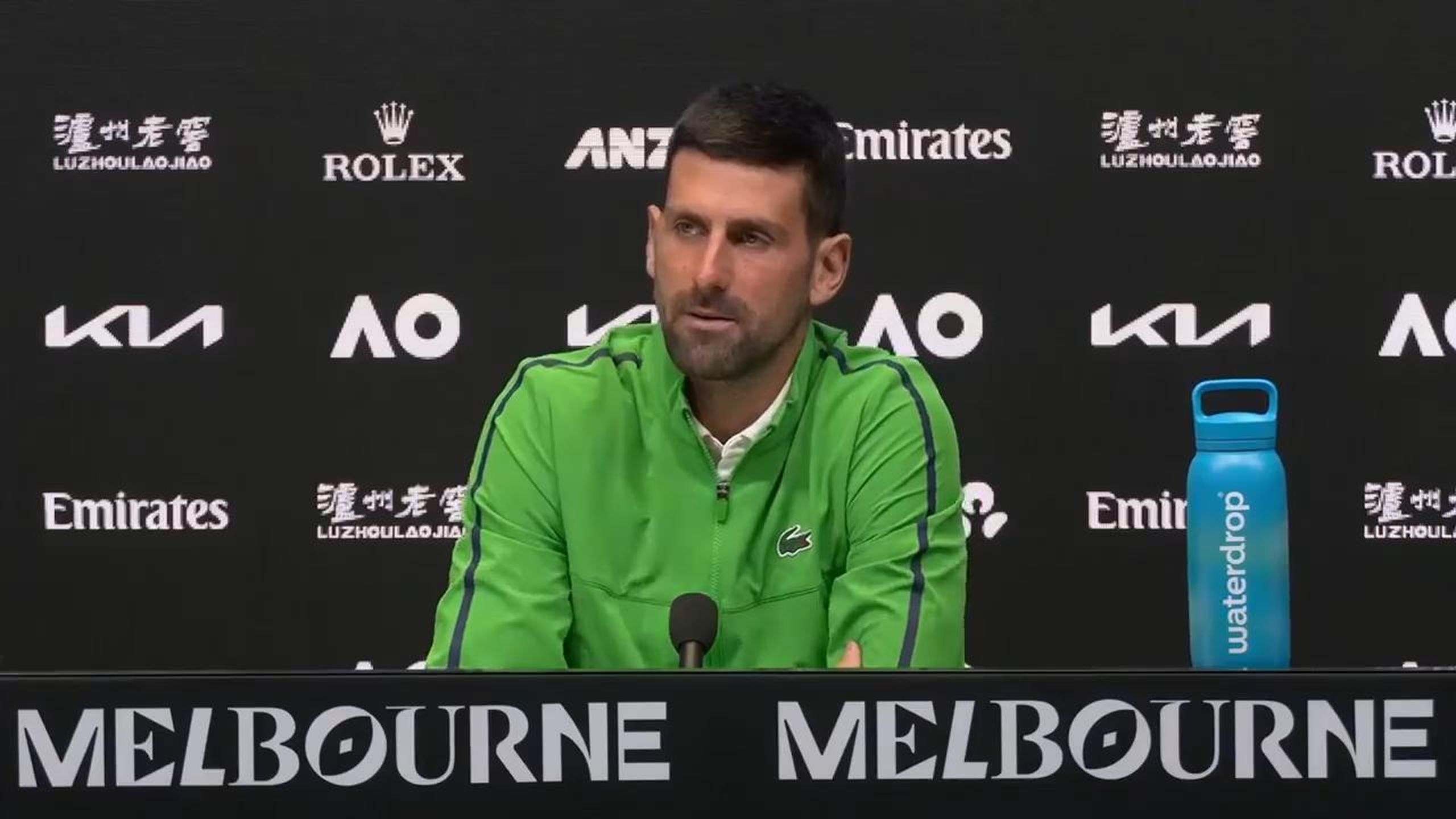 ‘Heat of the moment’ – Novak Djokovic ‘sorry’ after nearly striking ...