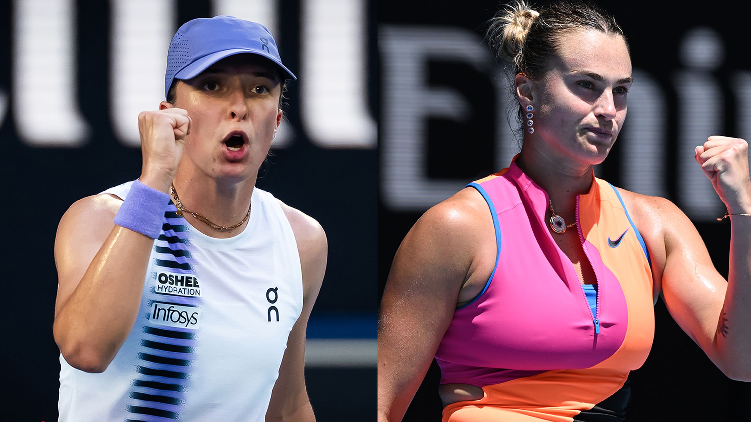 Australian Open: Aryna Sabalenka and Iga Swiatek likened to Jannik ...