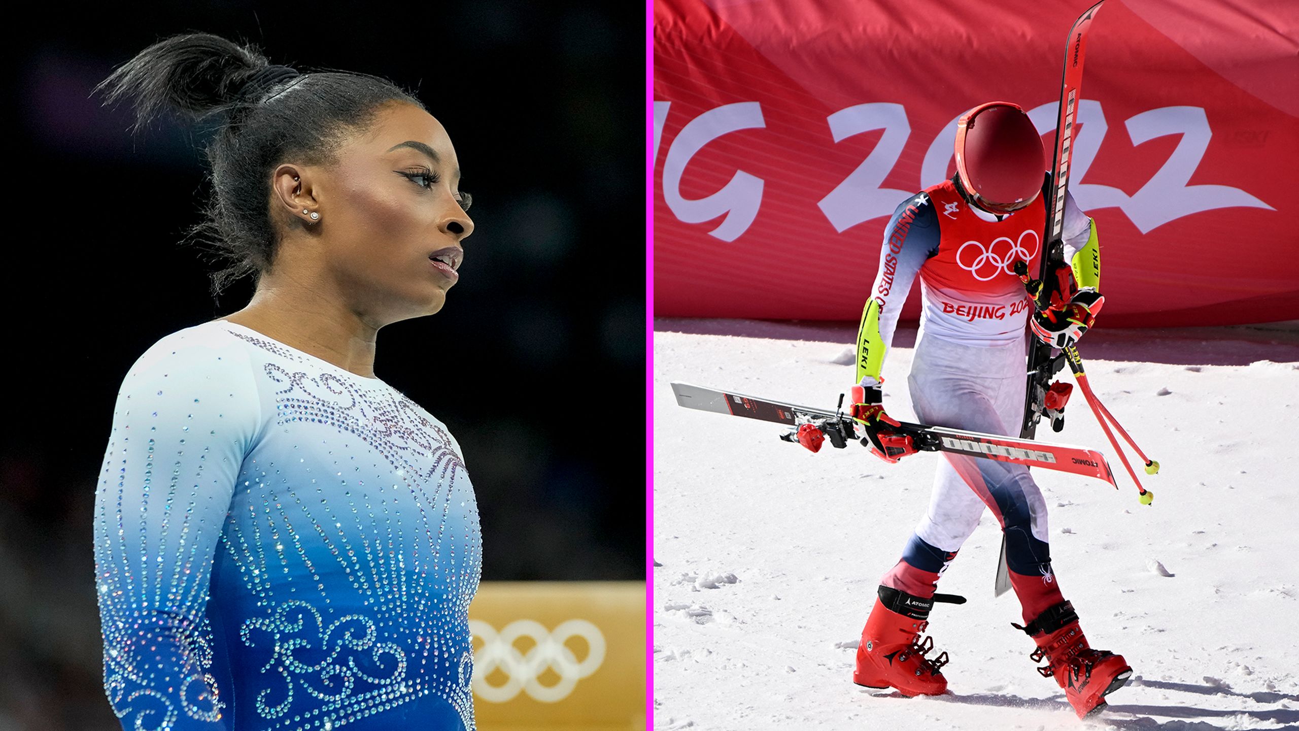 Mikaela Shiffrin and Simone Biles share Olympic Games heartbreak ahead ...