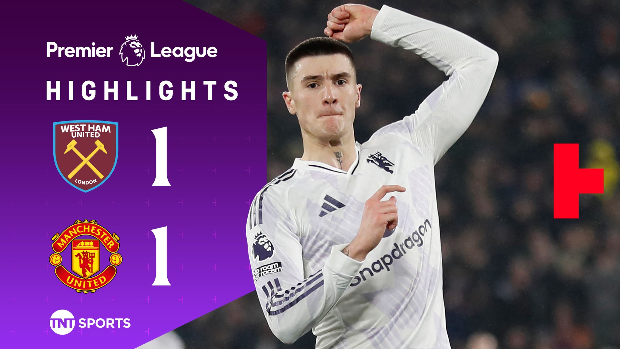 West Ham United 1-1 Manchester United: Premier League highlights as ...