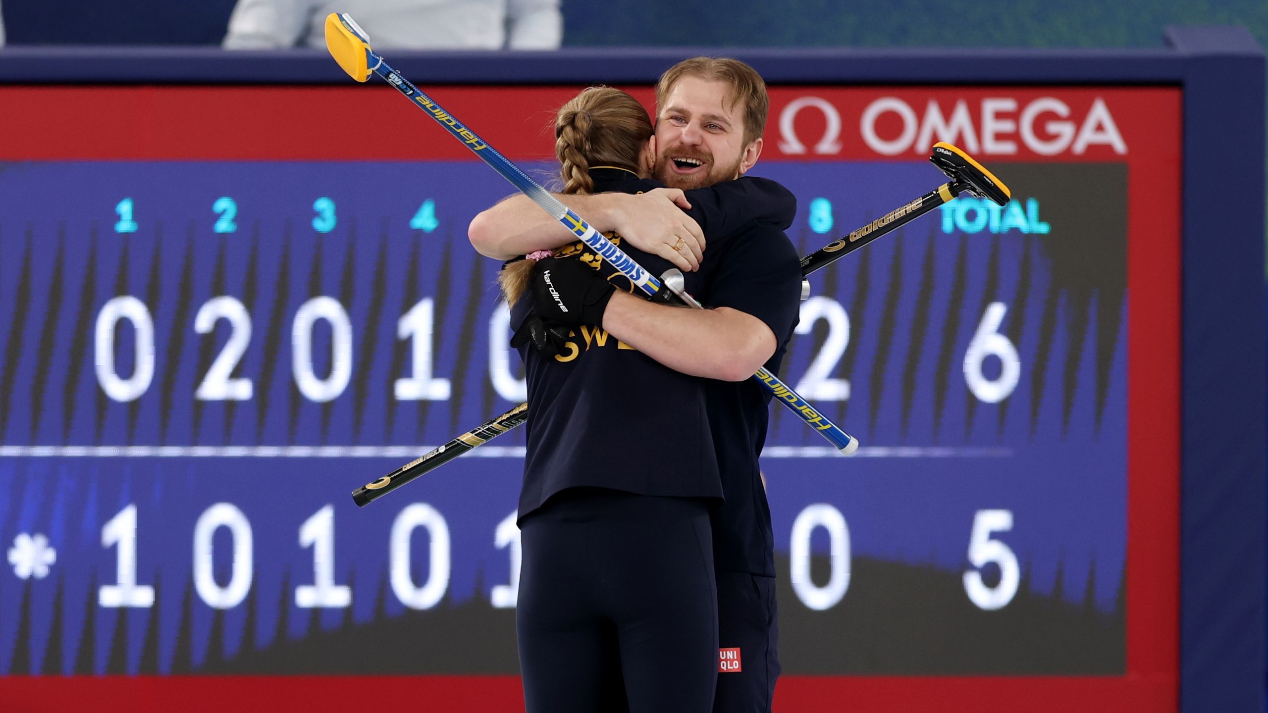Swedish siblings Rasmus and Isabella Wrana win gold in mixed doubles ...