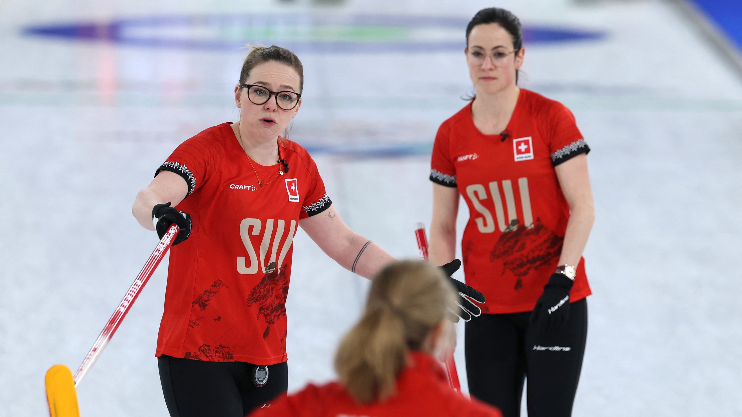 Switzerland play 'absolute howler' of a shot against Team Great Britain ...