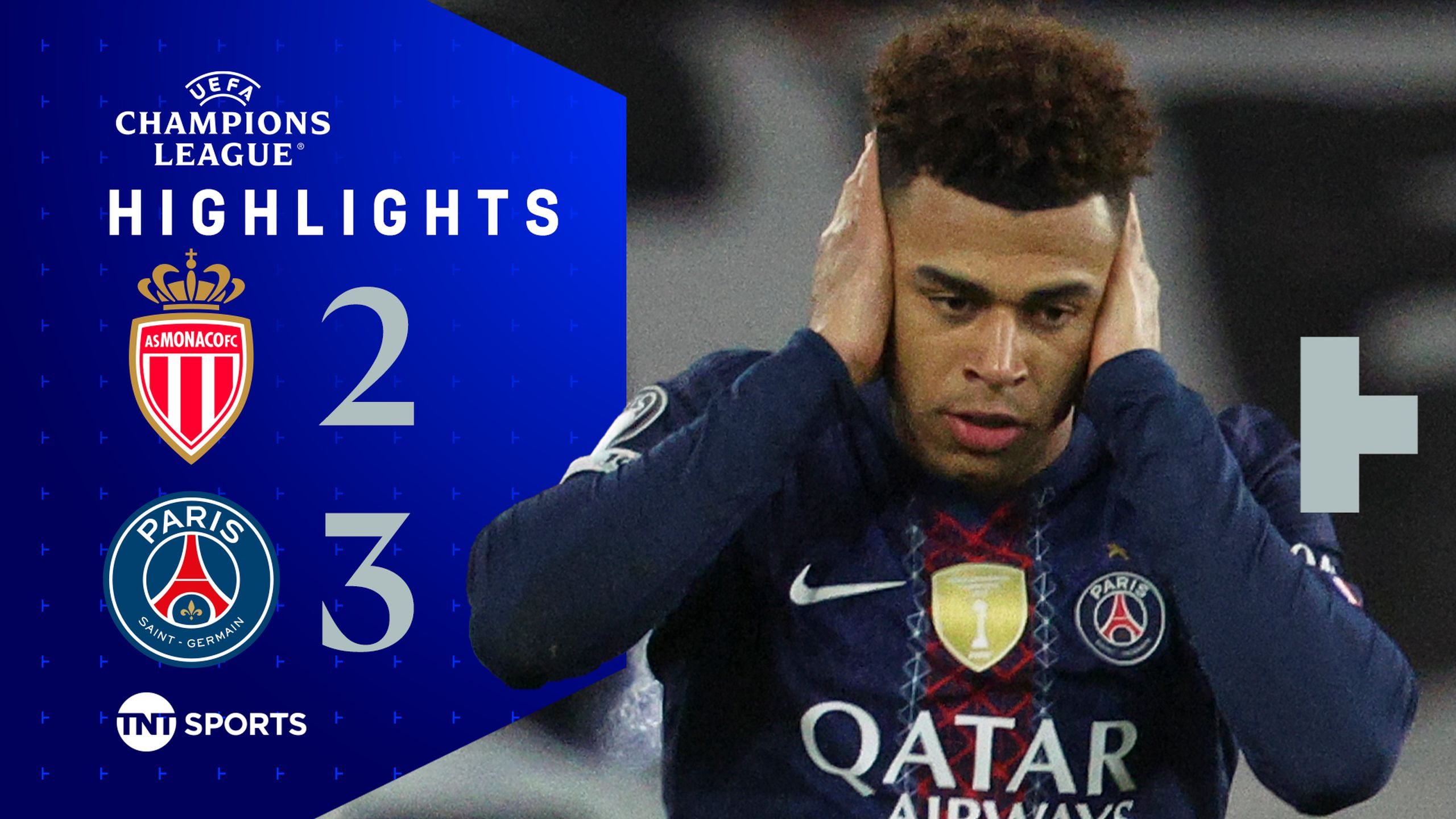 Monaco 2-3 PSG: UEFA Champions League highlights as super sub Desire ...