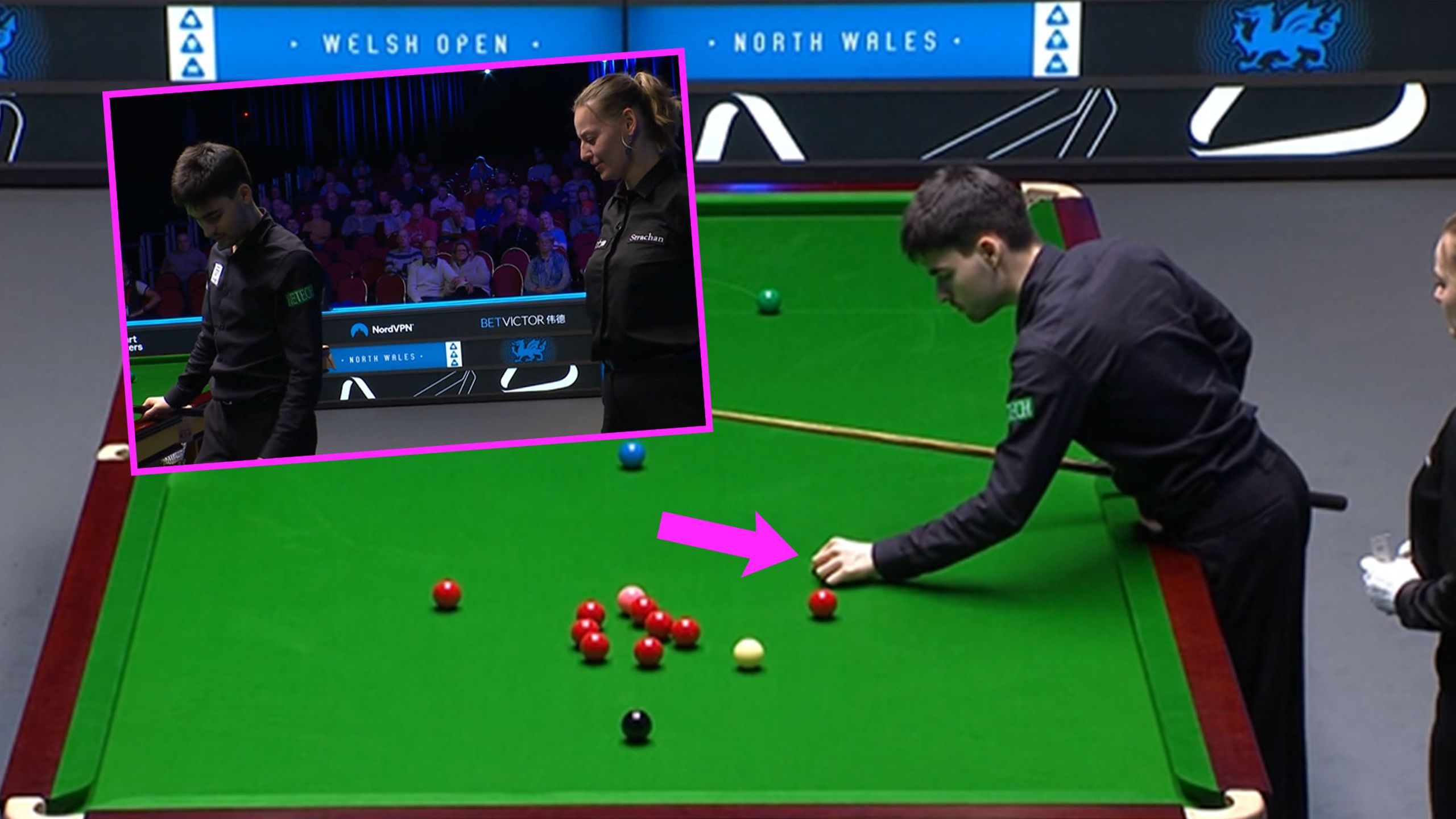 'Don't kill him!' - Referee steps in as John Higgins v Bulcsu Revesz ...
