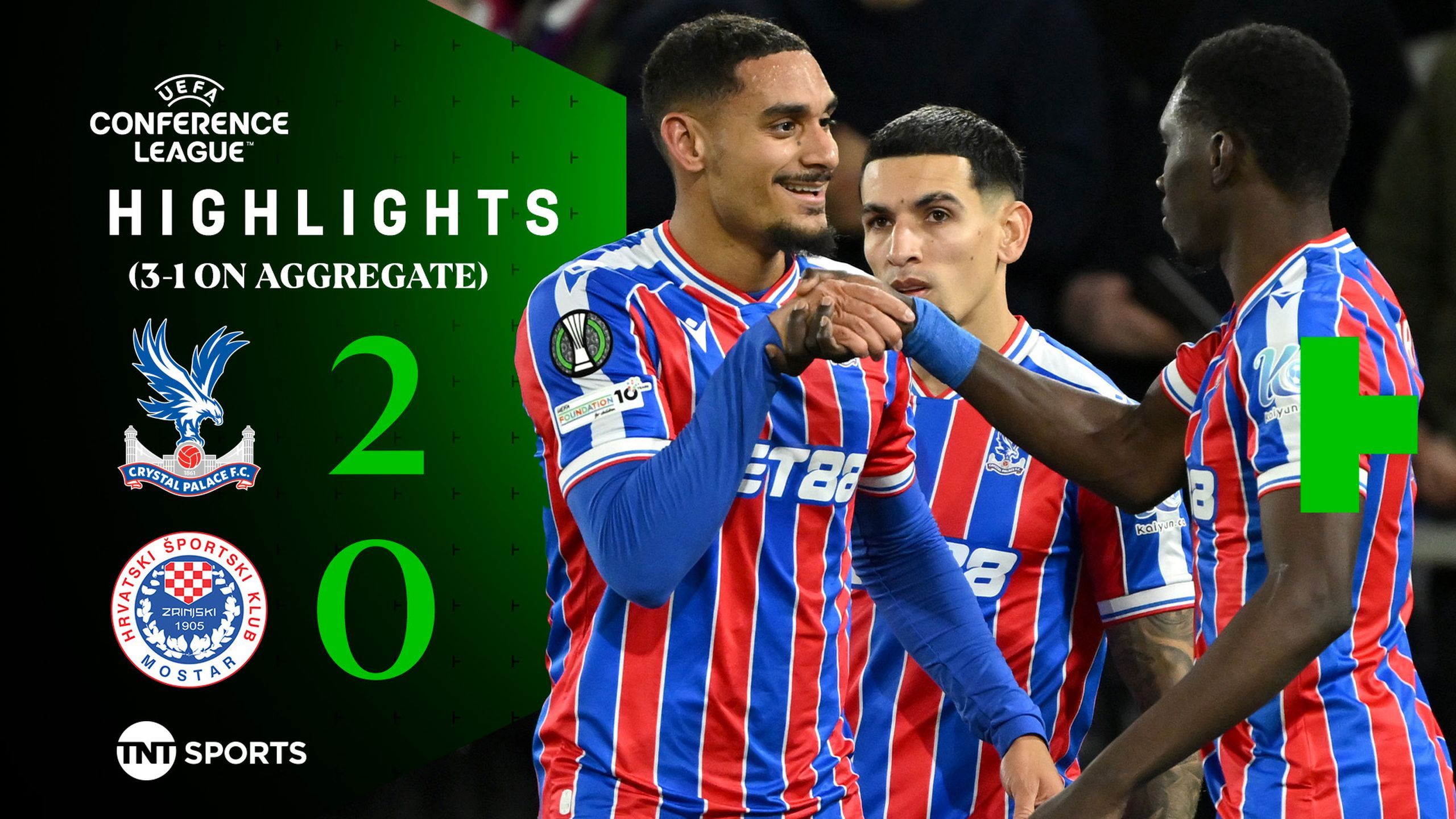 Crystal Palace v Zrinjski Mostar: UEFA Conference League highlights as ...