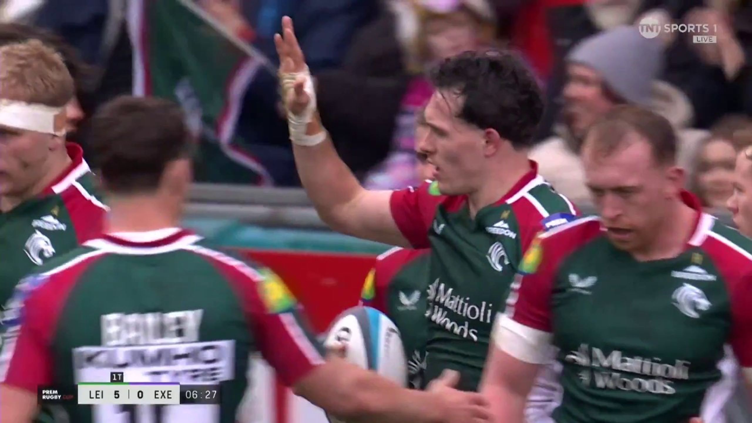 Leicester Tigers strike first in PREM Rugby Cup final against Exeter ...