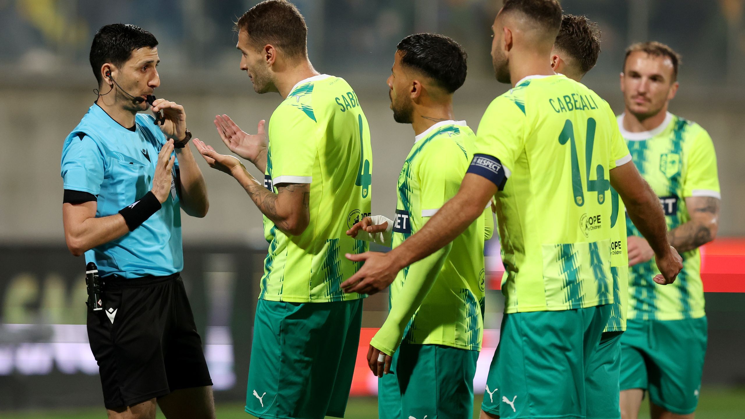 AEK Larnaca goal scorer Enric Saborit goes from hero to zero with red ...