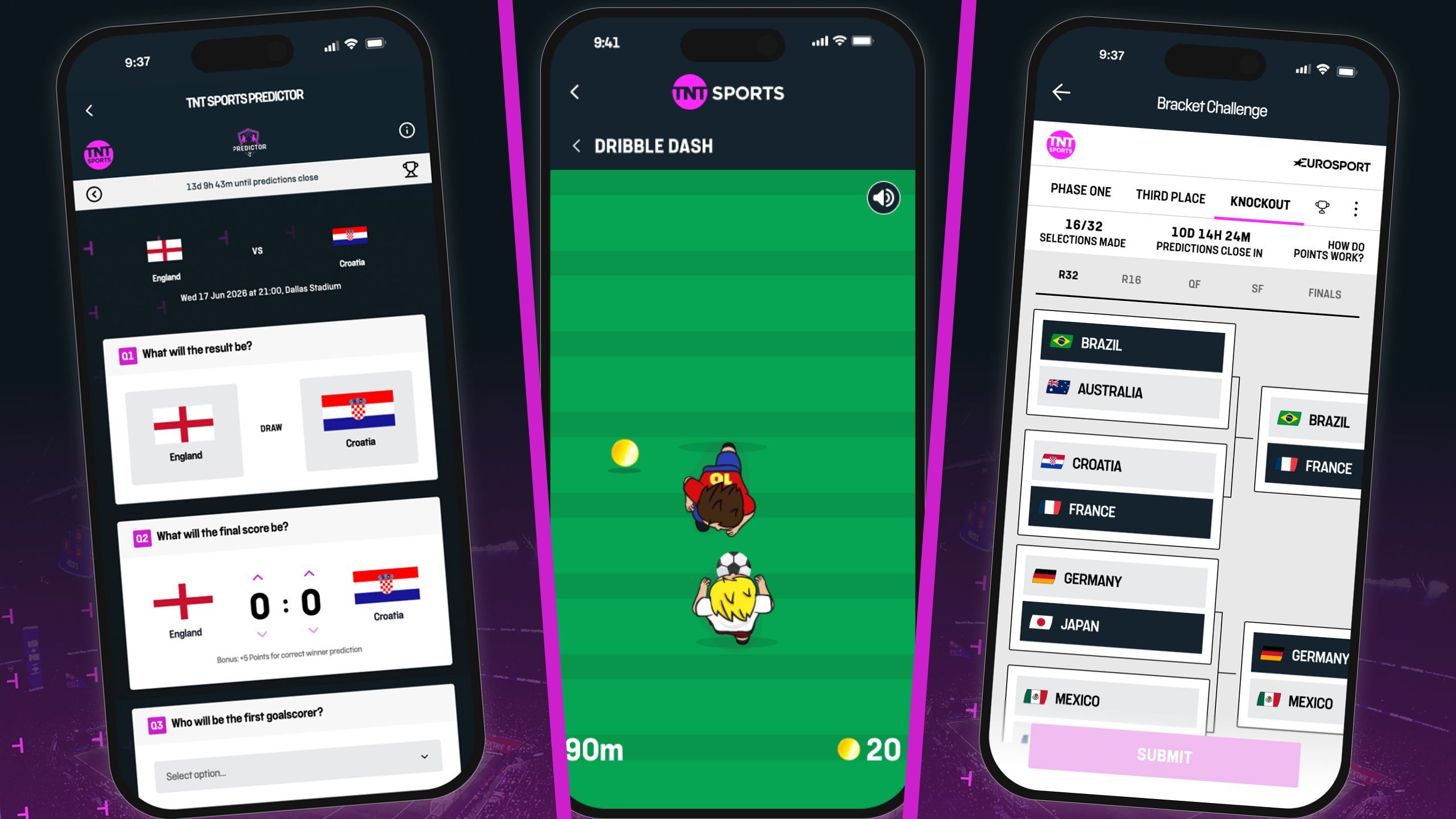 Play three new games from TNT Sports for the 2026 FIFA World Cup to get ...