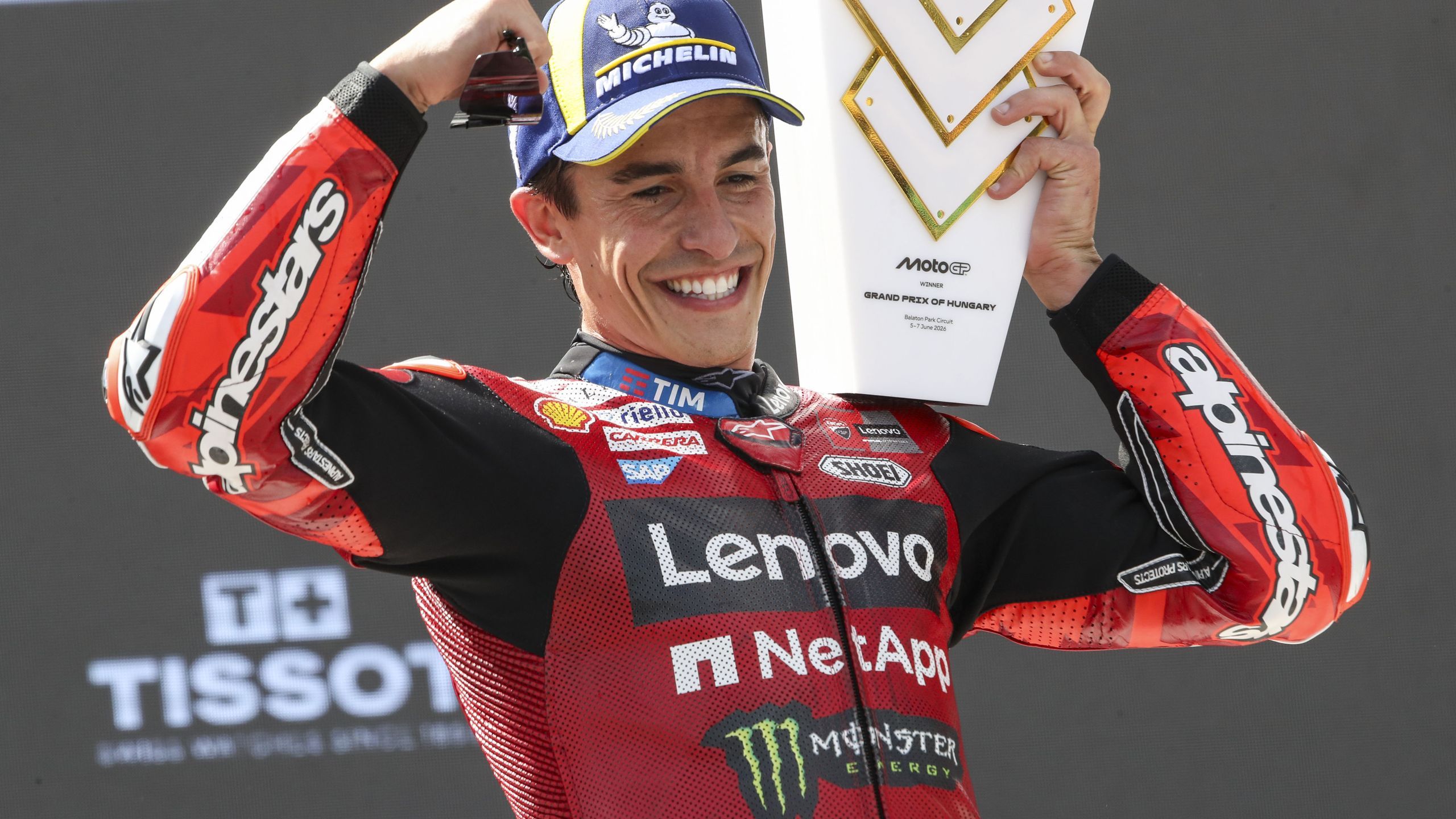 Marc Marquez celebrates 'expensive' 100th MotoGP victory at Grand Prix ...