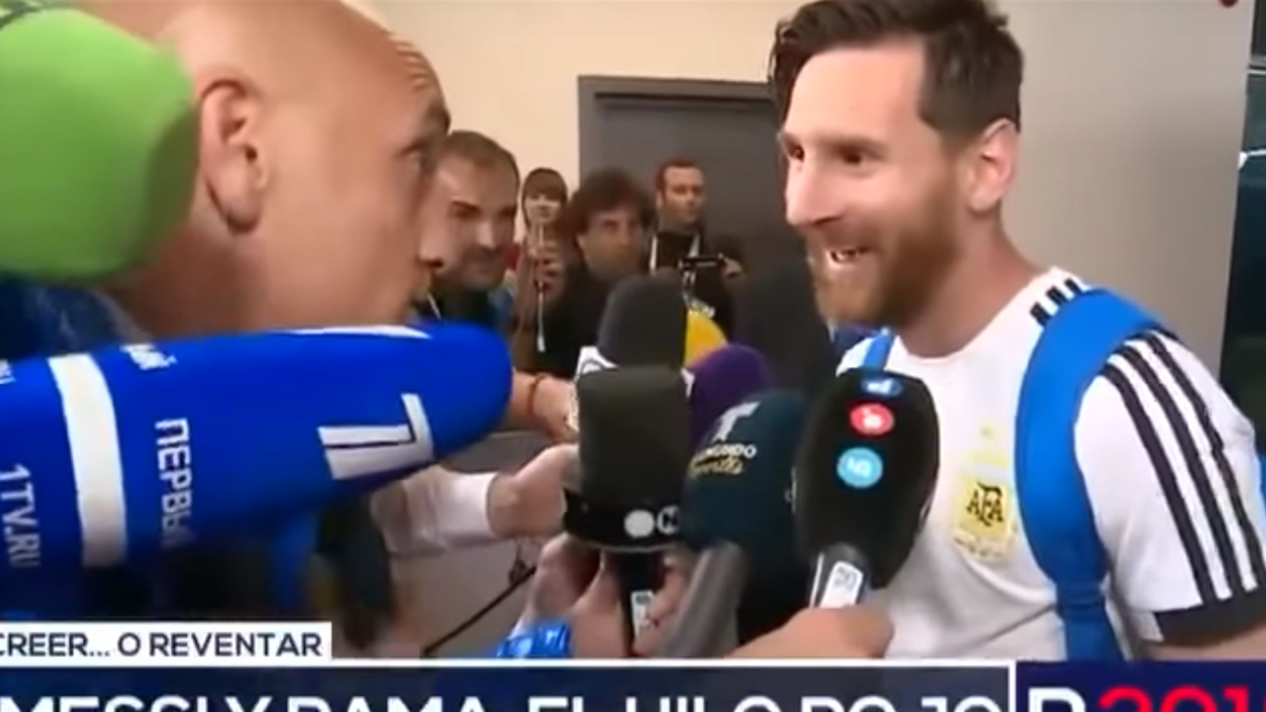 WATCH: Messi shocks journalist by revealing item inside his shoe - TNT ...