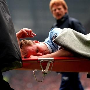 Nineteen years on, David Busst reveals scars from horrific 1996 leg ...