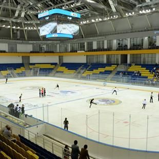 Almaty presents the Ice Rink of the Ice Arena with a capacity of 3,000 ...