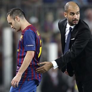 Andres Iniesta: I would reject Pep Guardiola to retire at Barcelona ...