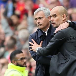 Manchester bosses Jose Mourinho and Pep Guardiola to resume rivalry in ...
