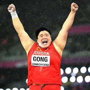 China's Gong ends long wait for shot put gold - TNT Sports