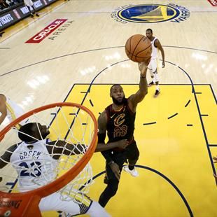 King James rules the court in heroic Game One defeat - TNT Sports