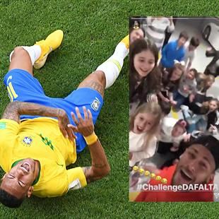 VIDEO: Neymar trolls himself over 'Neymar Challenge' - TNT Sports