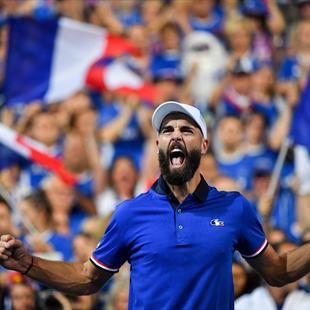 Benoit Paire makes stunning Davis Cup debut as France lead Spain - TNT ...