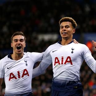 Son and Alli on target as Tottenham beat Leicester to go third - TNT Sports