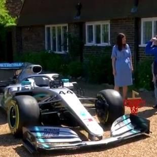 Mercedes fly F1 car to home of terminally ill 'spirit angel' of ...
