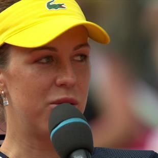 French Open tennis: 'By the last point I was dead! Congrats to Barbora ...